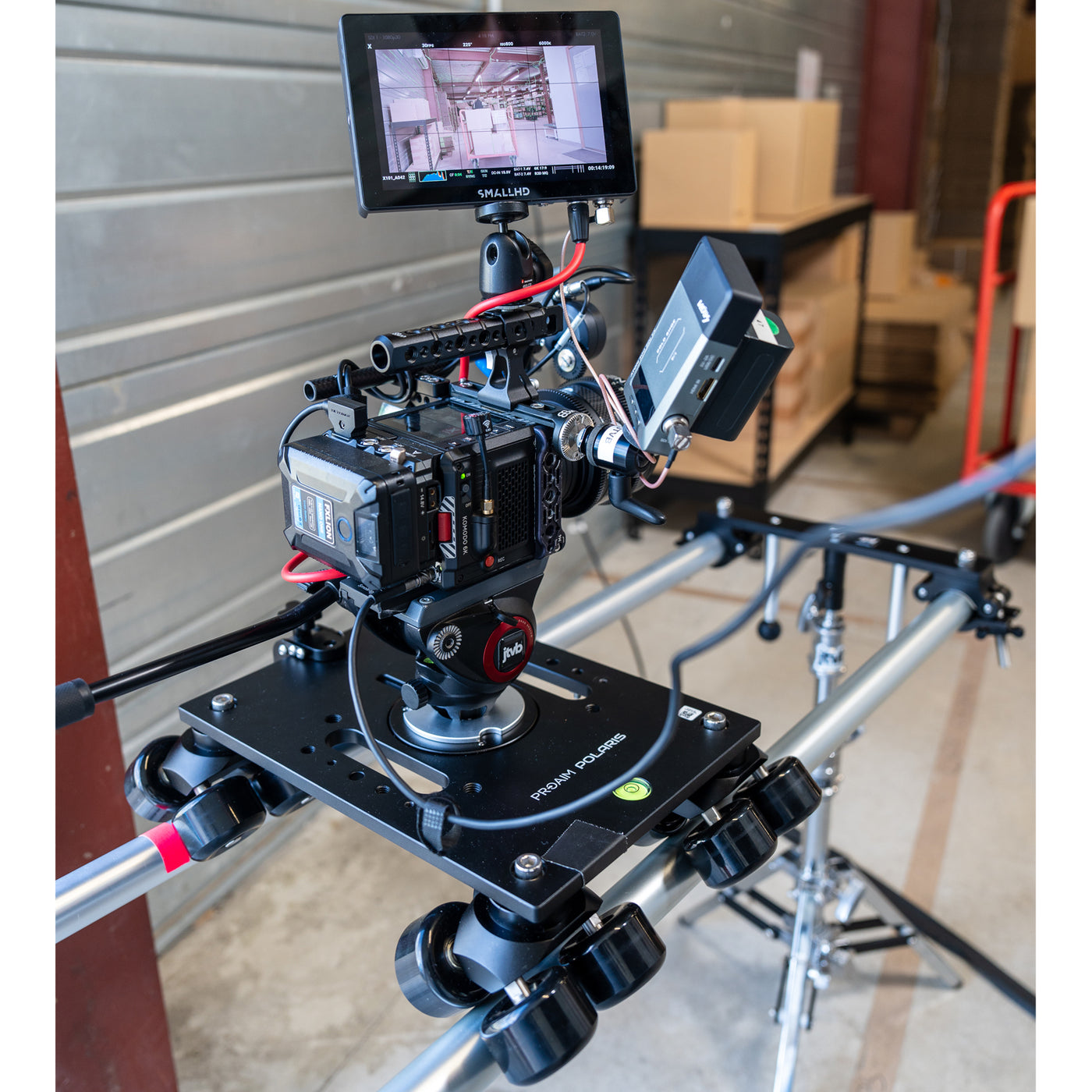 Proaim Polaris Portable Camera Dolly with Track Ends