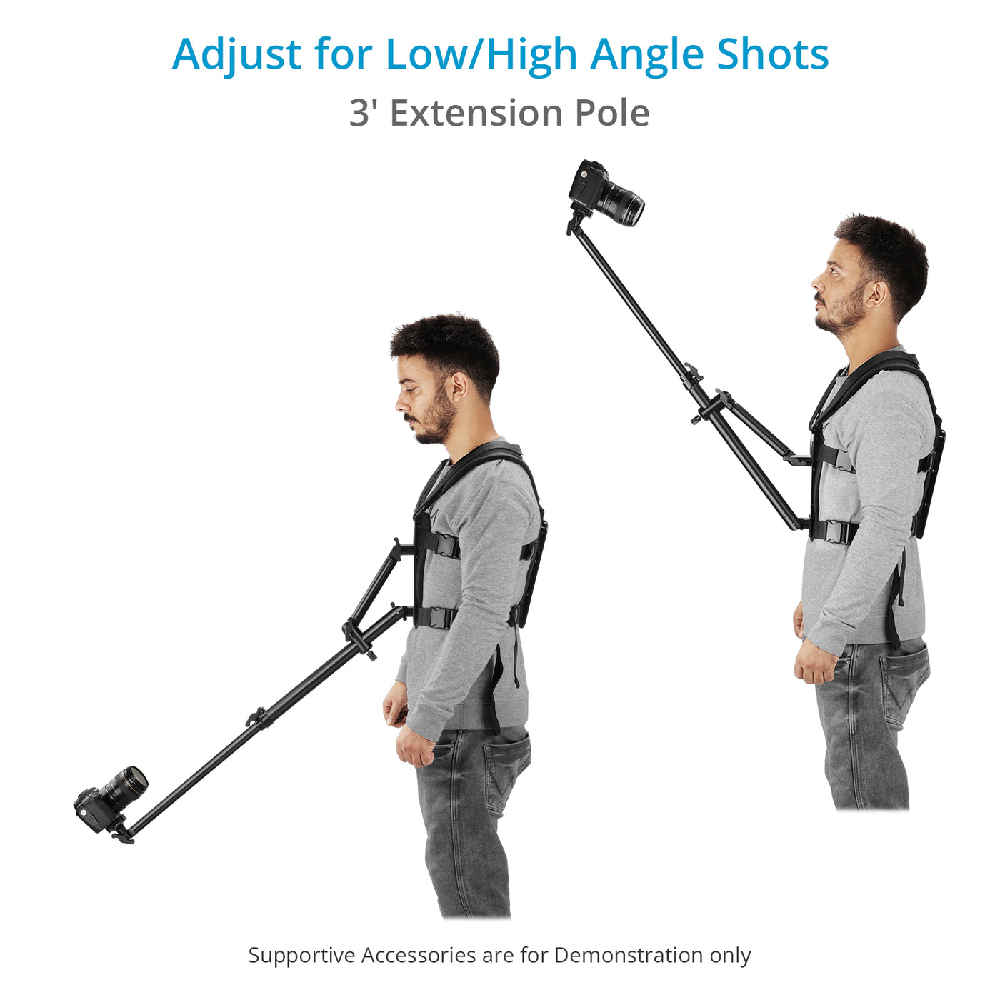 Flycam DSLR Hands-Free Front&Rear Body Camera Mount Harness