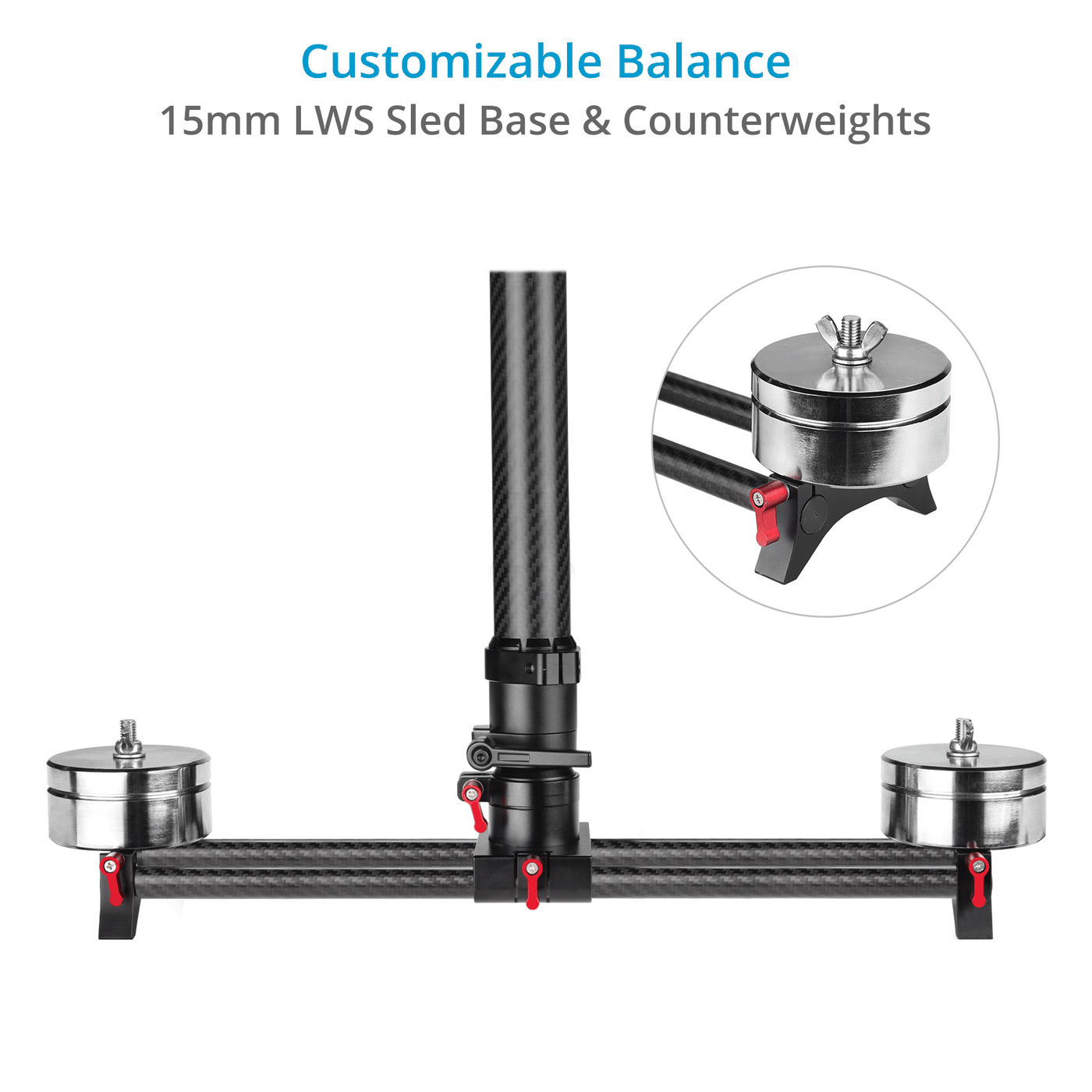 Flycam G-Axis 6000 Gimbal Support/Monopod Sled for | Proaim