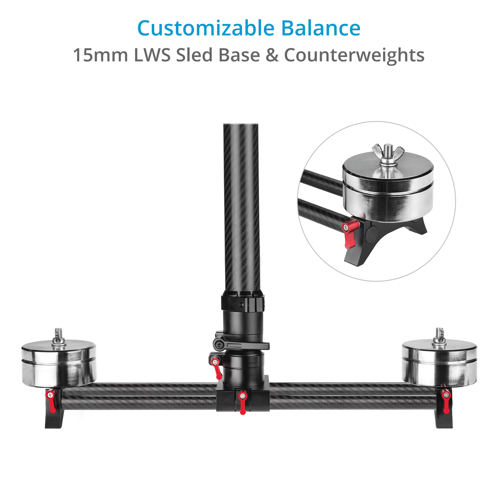 Flycam G-Axis 6000 Gimbal Support/Monopod Sled for | Proaim