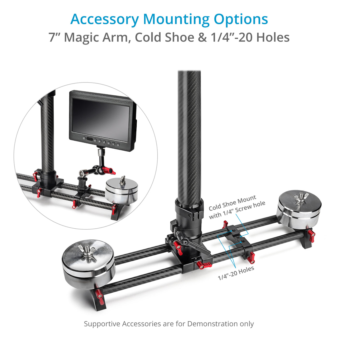 Flycam G-Axis 6000 Gimbal Support/Monopod Sled for | Proaim