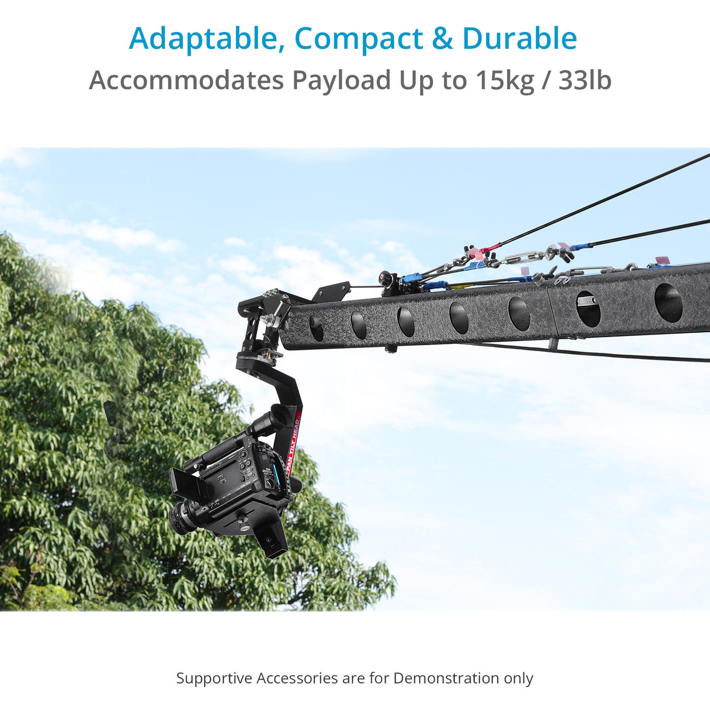 Proaim 24ft Camera Jib Crane Package for Filmmakers & Production Units