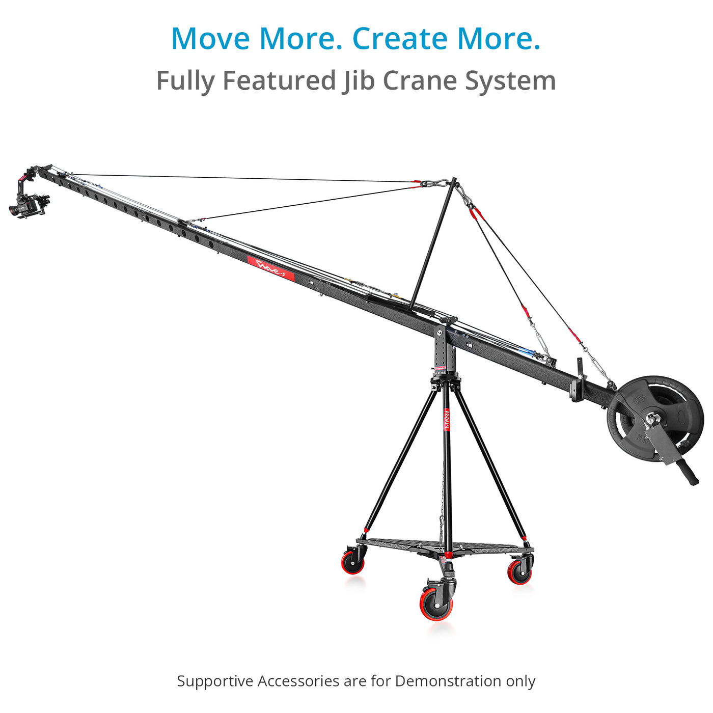 Proaim 24ft Camera Jib Crane Package for Filmmakers & Production Units
