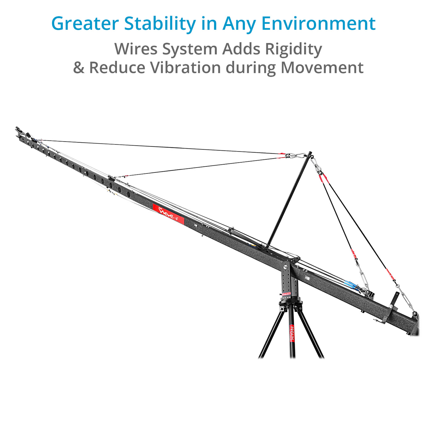 Proaim 24ft Camera Jib Crane Base Kit for Filmmakers & Production Unit