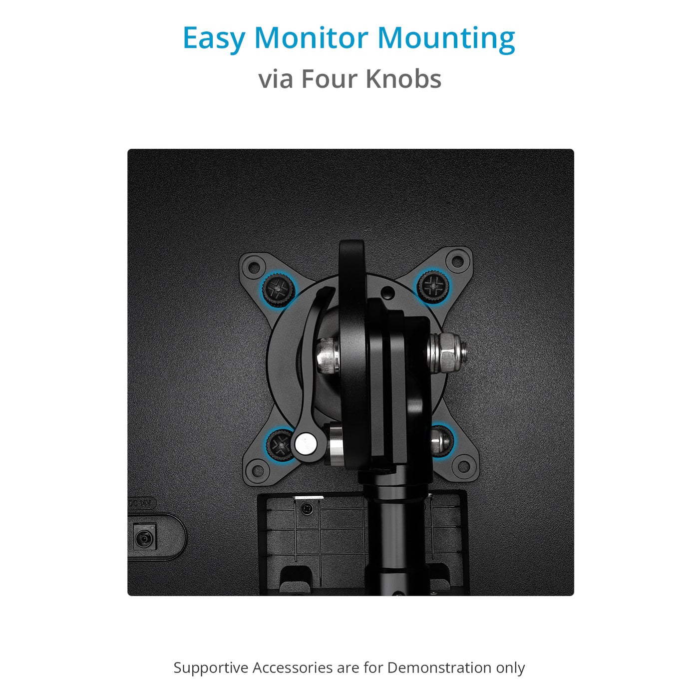 Proaim 360° Rotation VESA 75mm/100mm Tilting MonitorMount