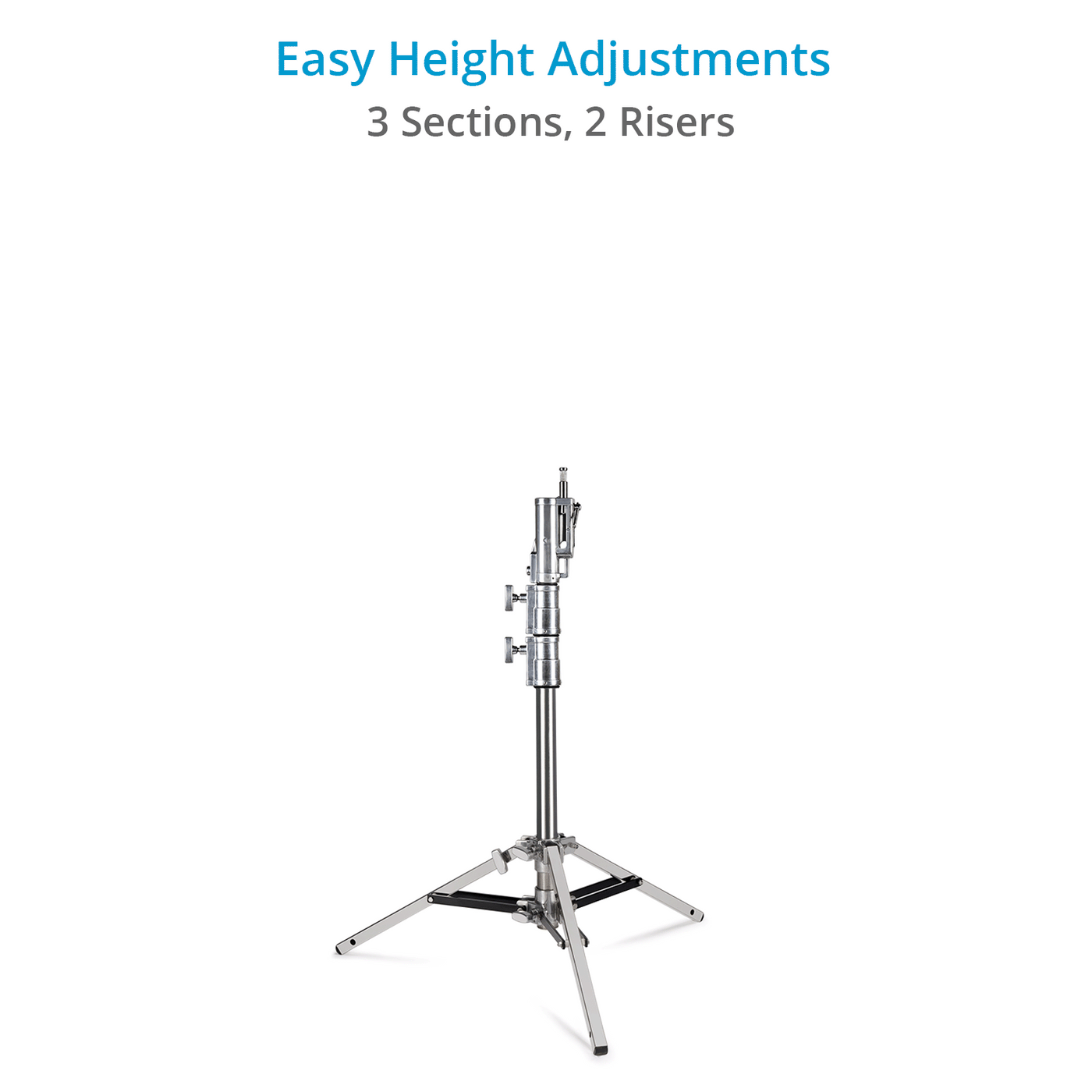 6.7ft Low Ninja Power Stand for Lighting Fixtures & | Proaim