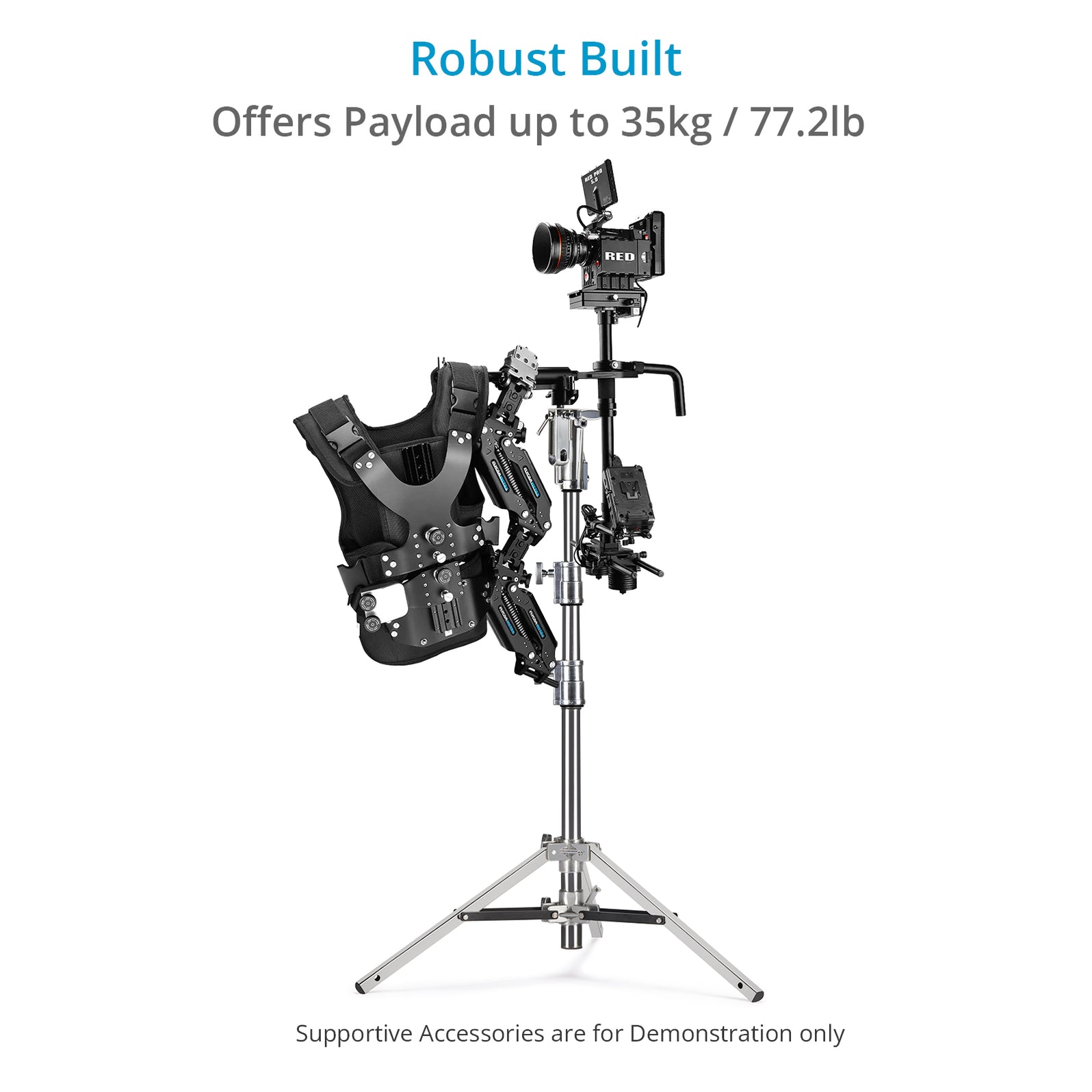 6.7ft Low Ninja Power Stand for Lighting Fixtures & | Proaim