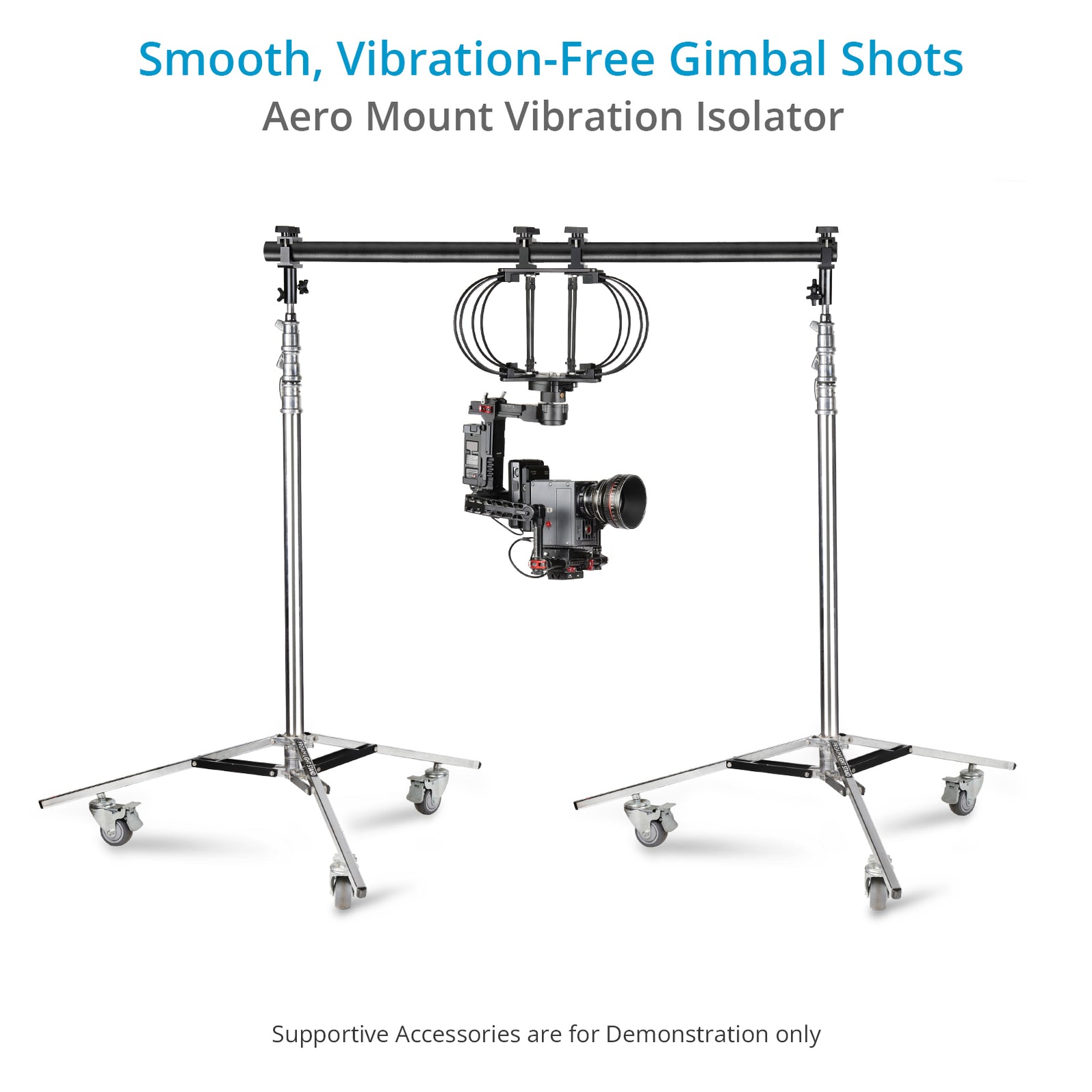 Proaim Aero Vibration Isolator Camera Gimbal Support | For 38-50mm Speed Rails