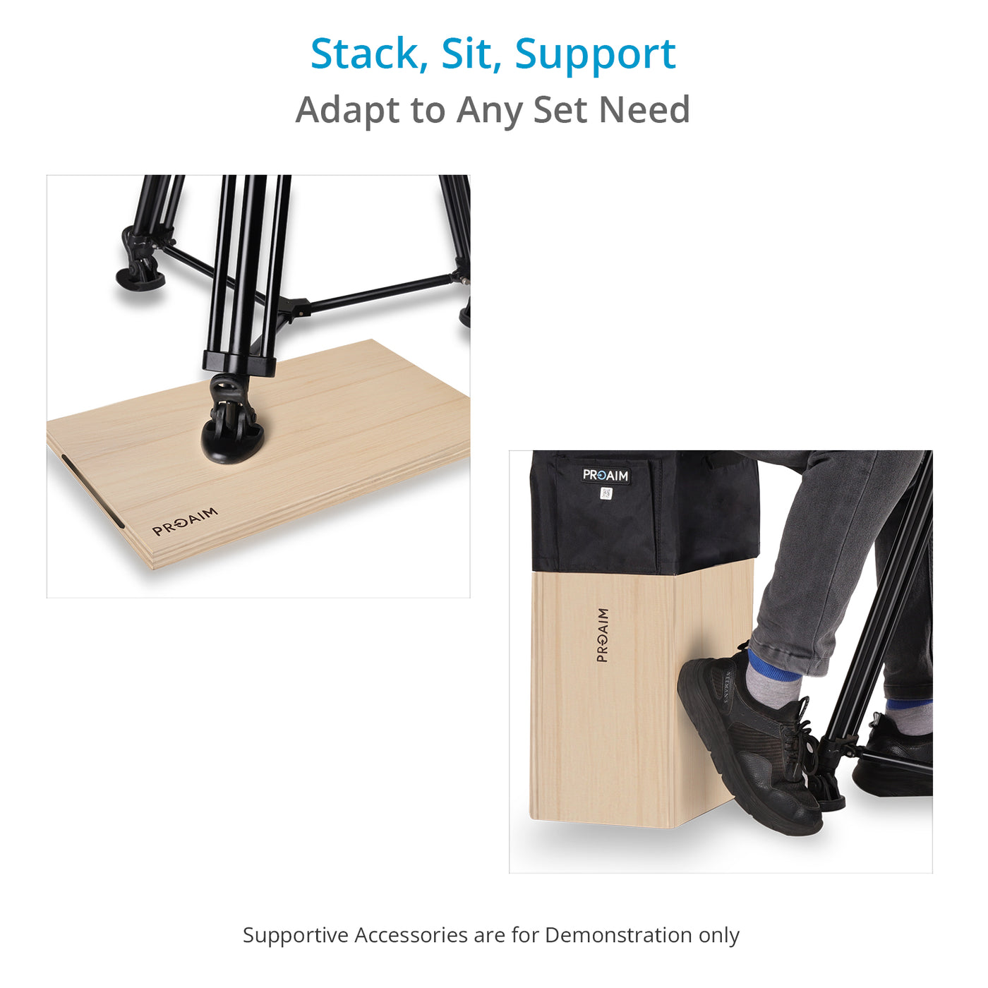 Proaim Apple Box for Studio, Film Set & Photography | 4 Sizes