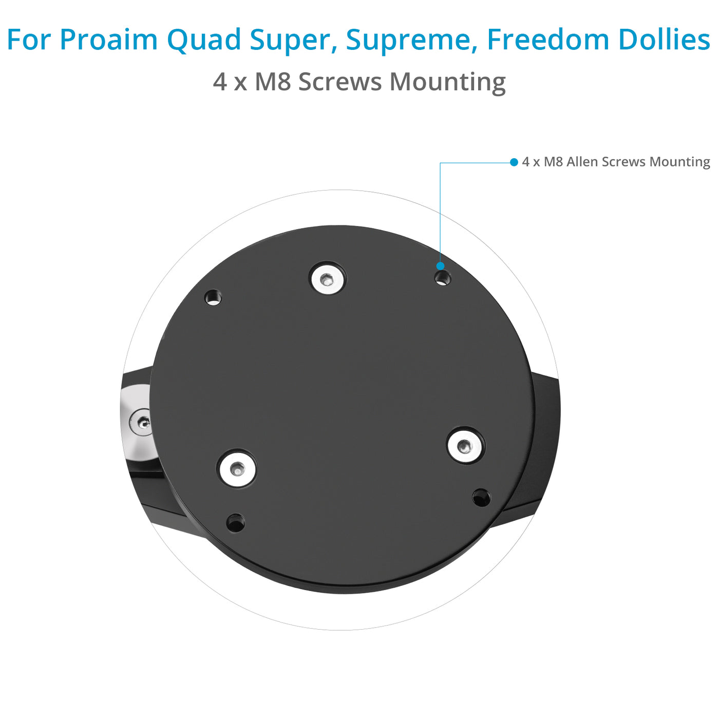Turnstile Mount for Quad Super, Supreme, Freedom | Proaim