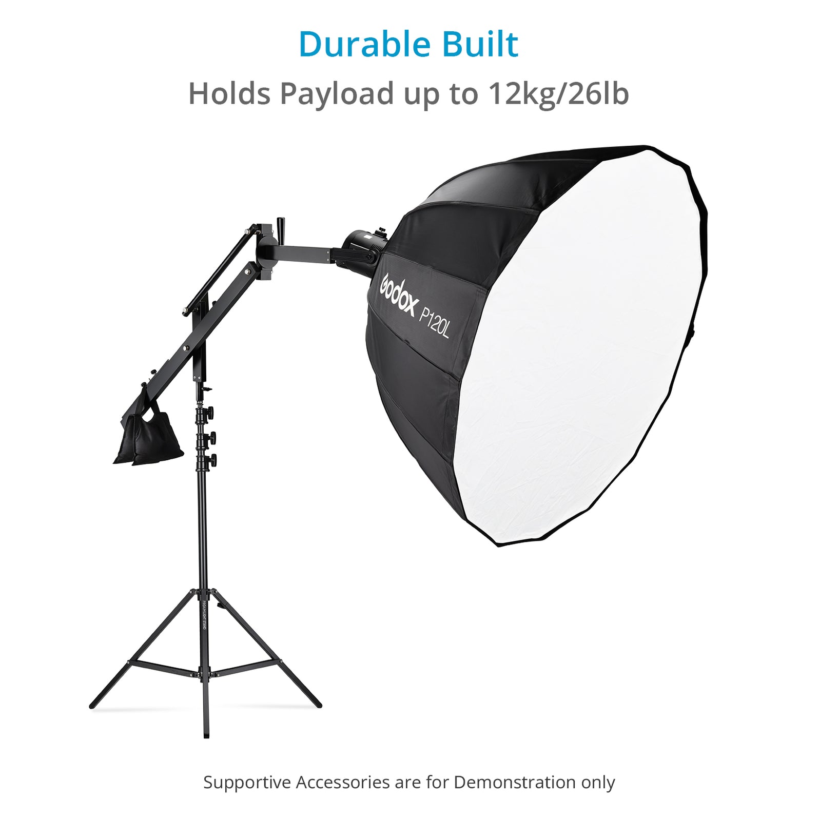 Proaim Flamingo 48” Light Boom Arm with 5/8” Baby Pin Mount