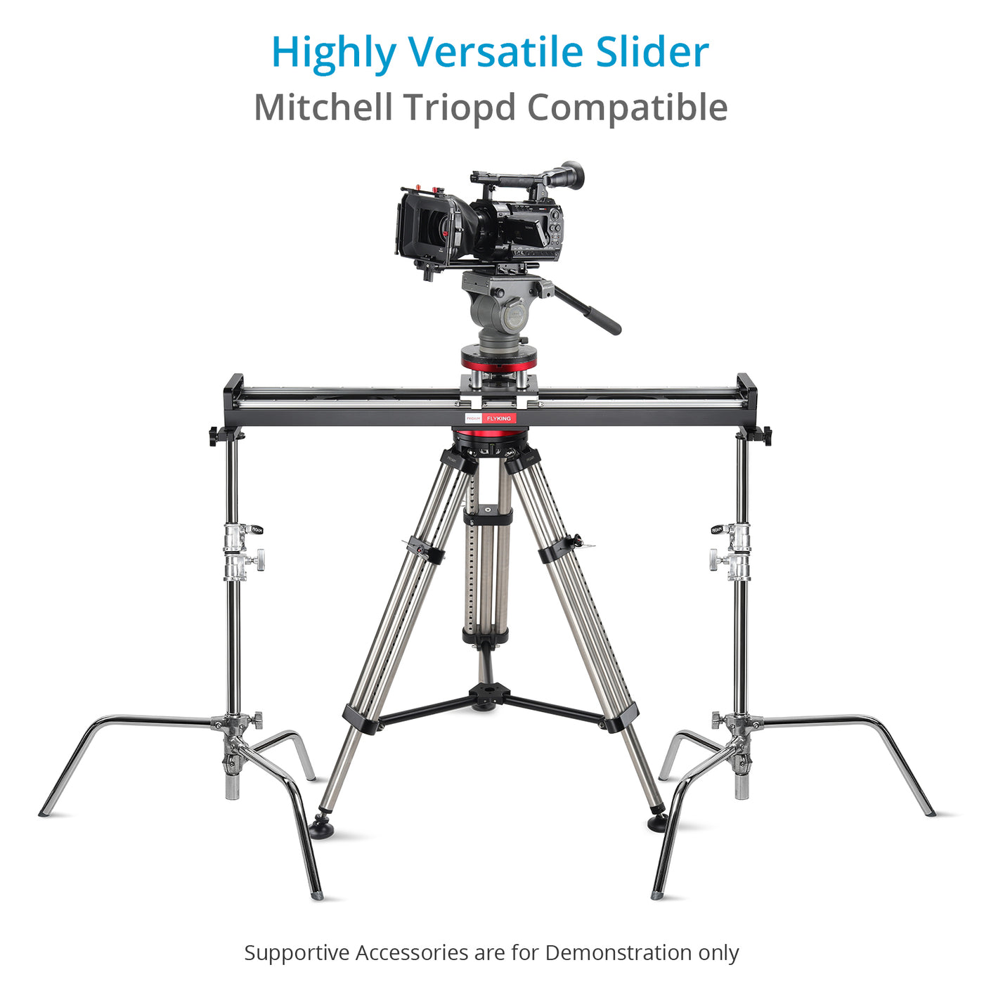Proaim Flyking Mitchell Mount Camera Slider + Flight Case