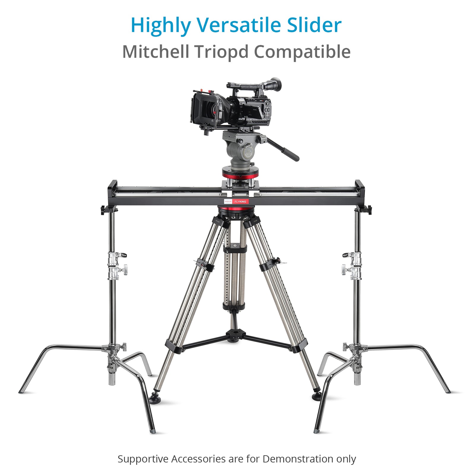 Proaim Flyking Mitchell Mount Camera Slider + Flight Case