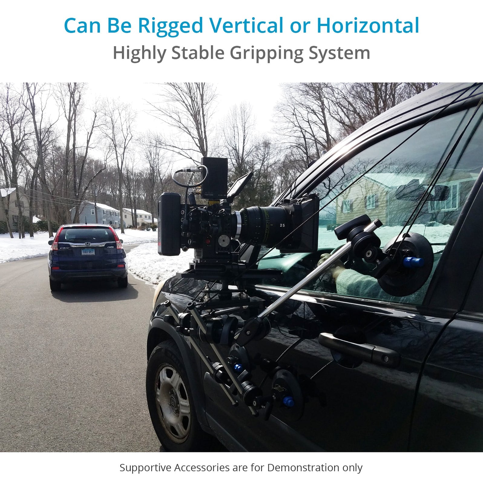Megagrip Car/Vehicle Camera Mount with Bag Packing | Proaim