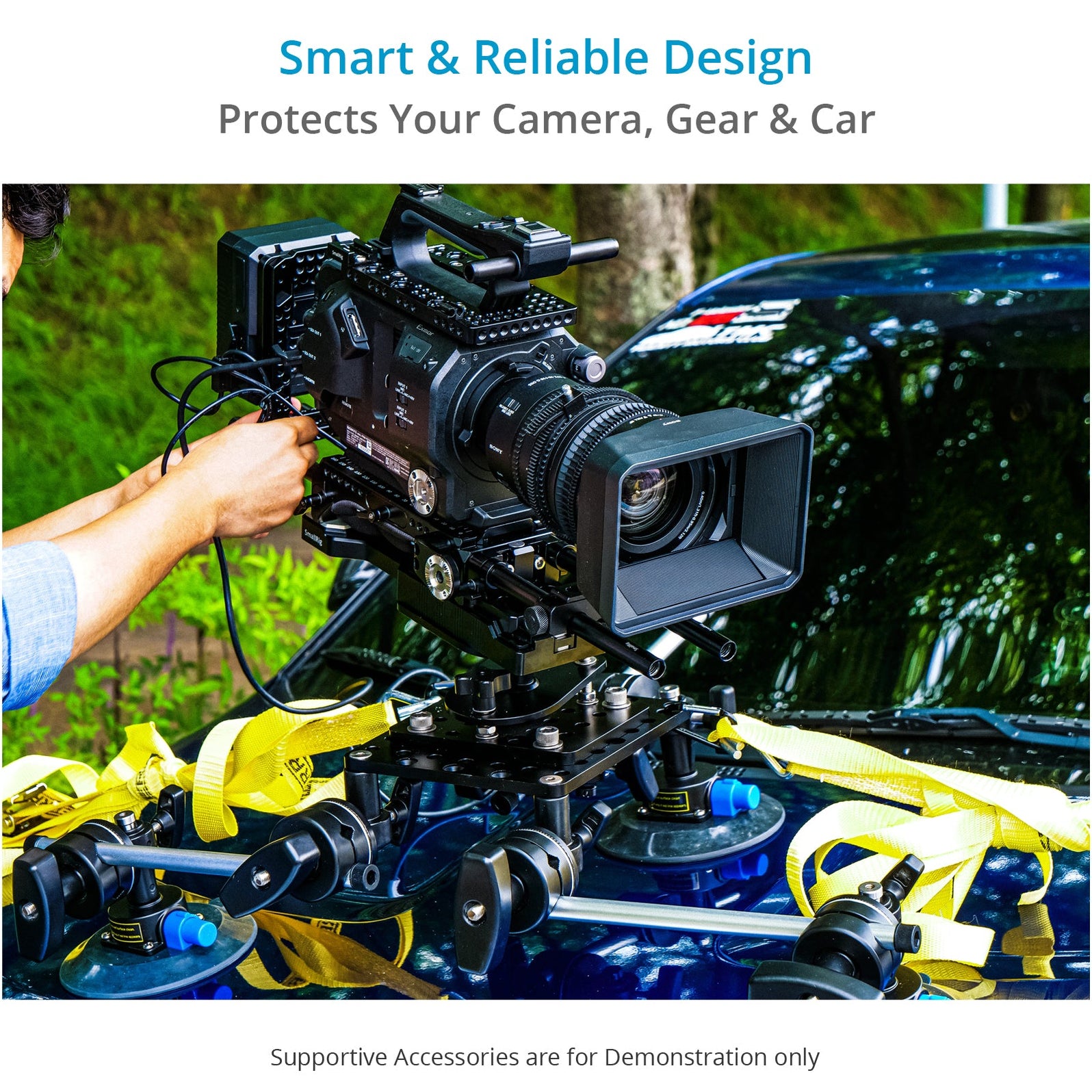 Megagrip Car/Vehicle Camera Mount with Bag Packing | Proaim