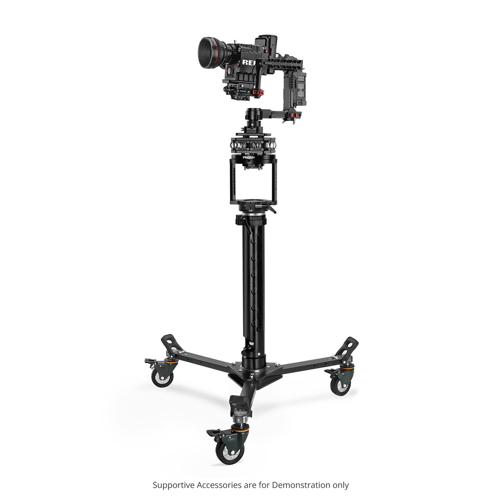 Mitchell Male Mount with Castle Nut for Vibration | Proaim