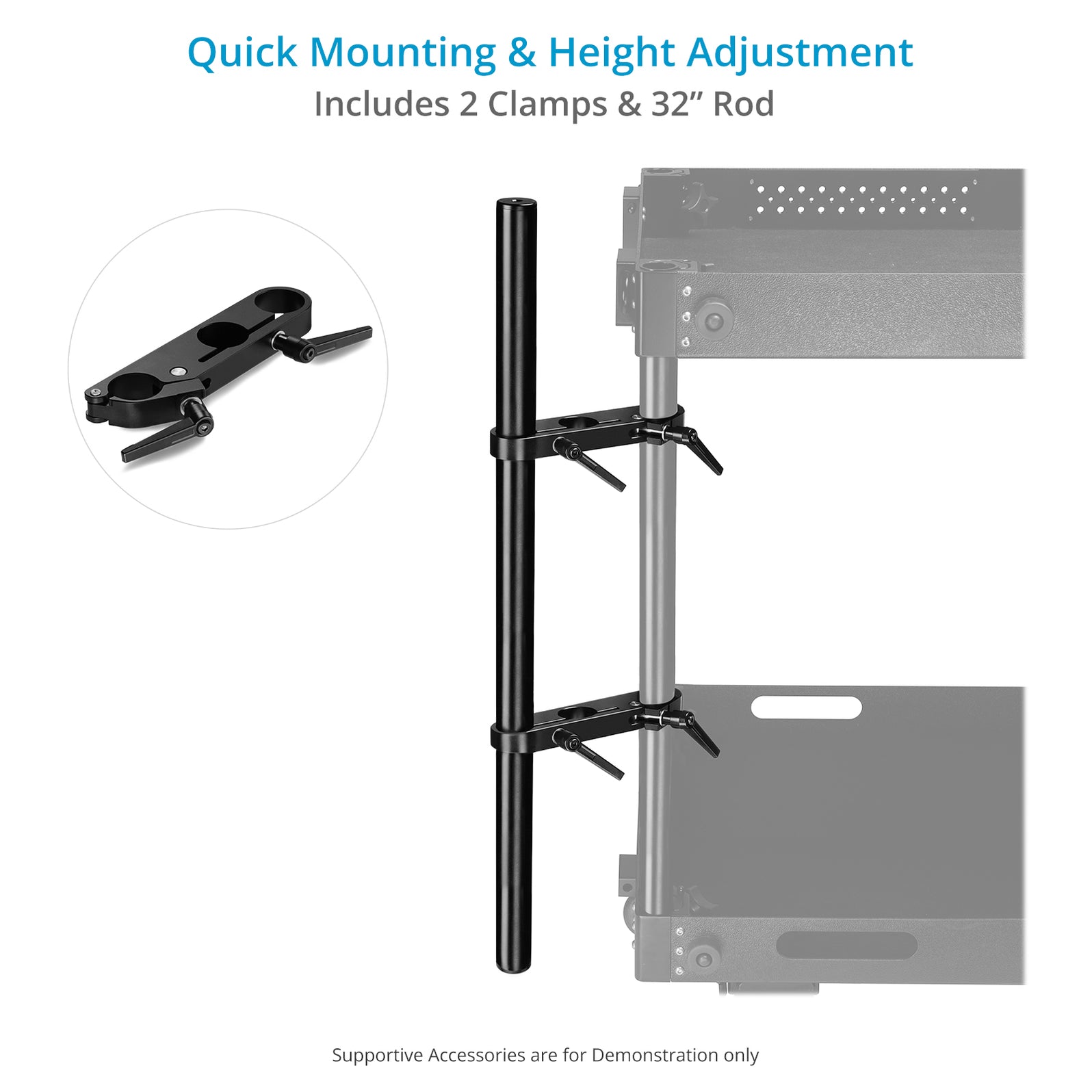 Monitor Articulated Arm for Video Camera Cart | | Proaim