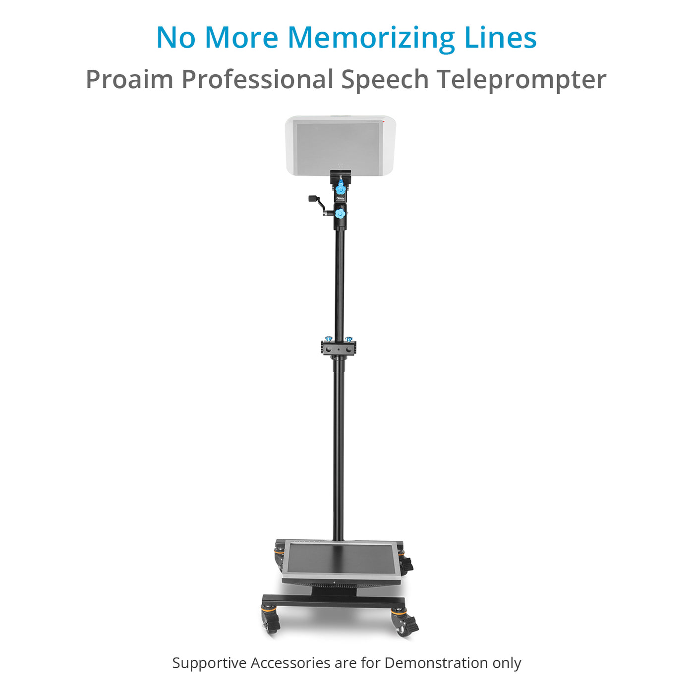 Professional Speech Teleprompter | Fits up to 17” | Proaim