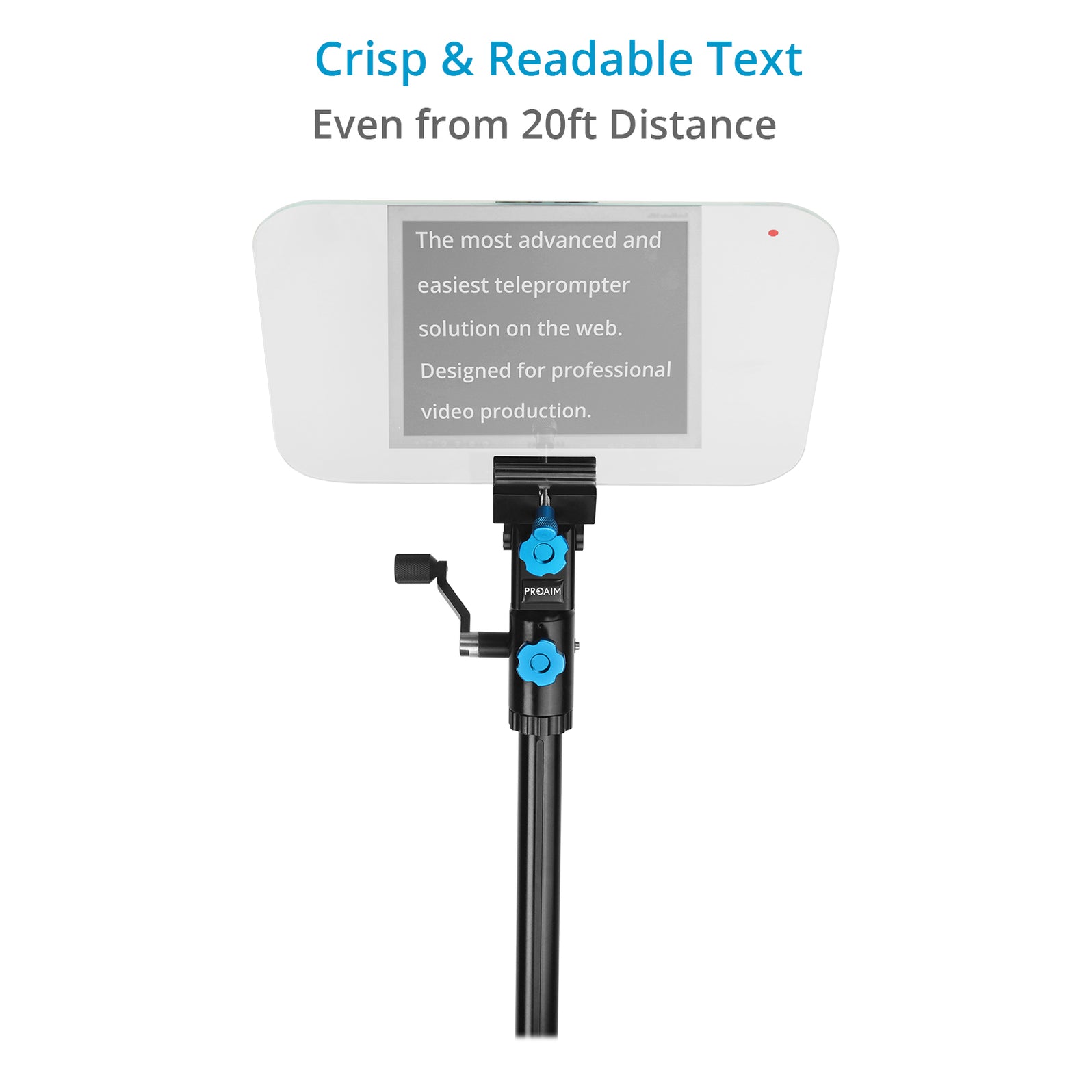Professional Speech Teleprompter | Fits up to 17” | Proaim