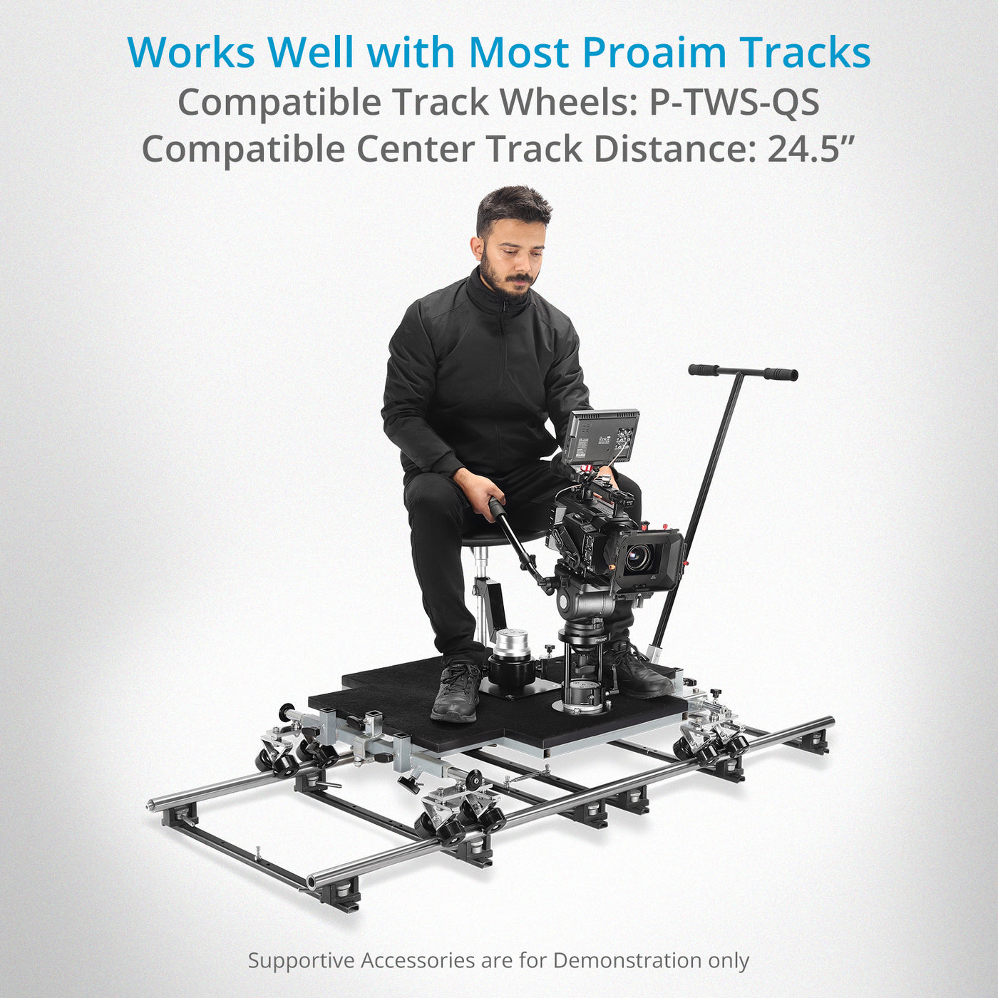 Proaim Quad Prime Camera Doorway Dolly for Videomakers & Filmmakers ...