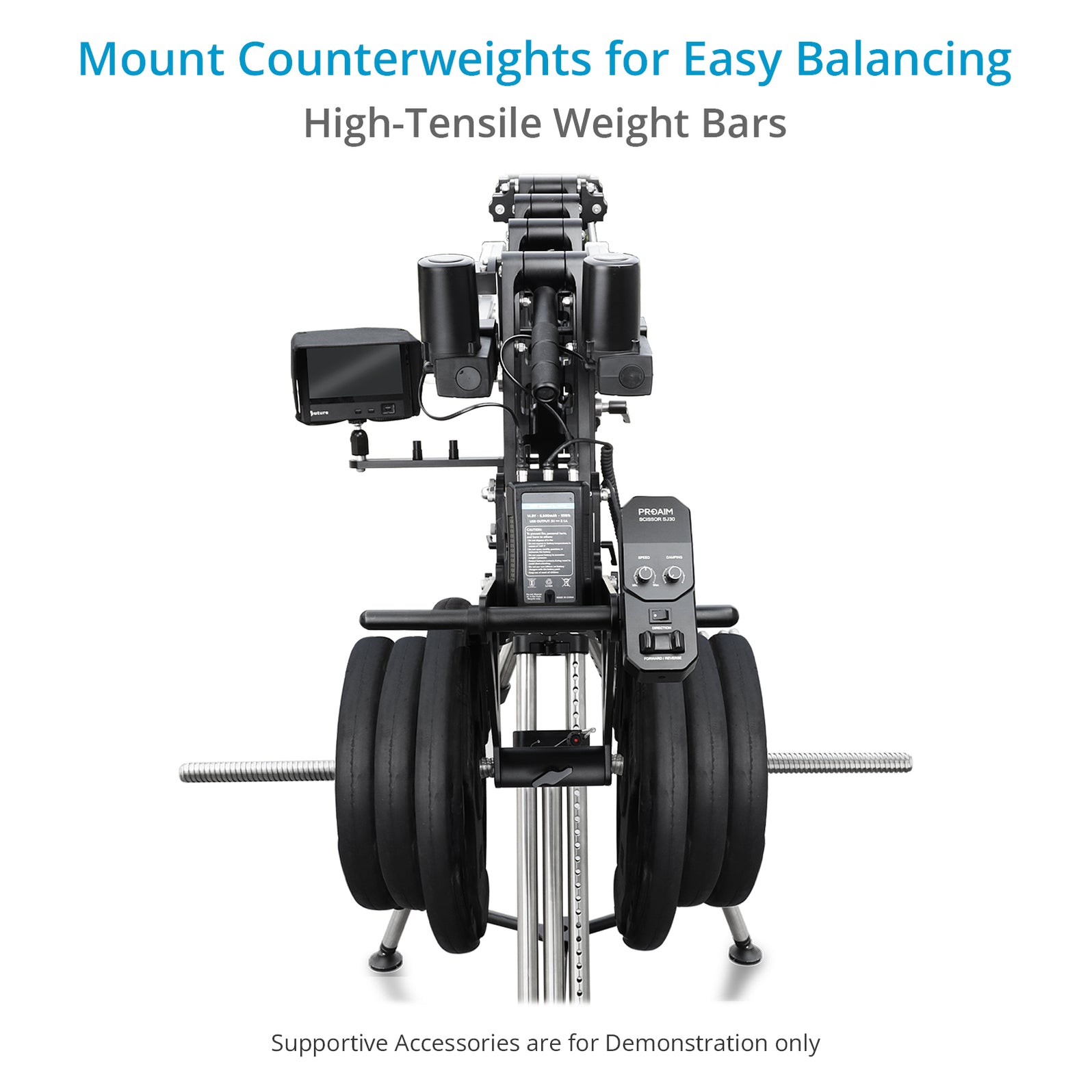 Proaim SJ30 Powermatic Scissor 17ft Telescopic Camera Jib