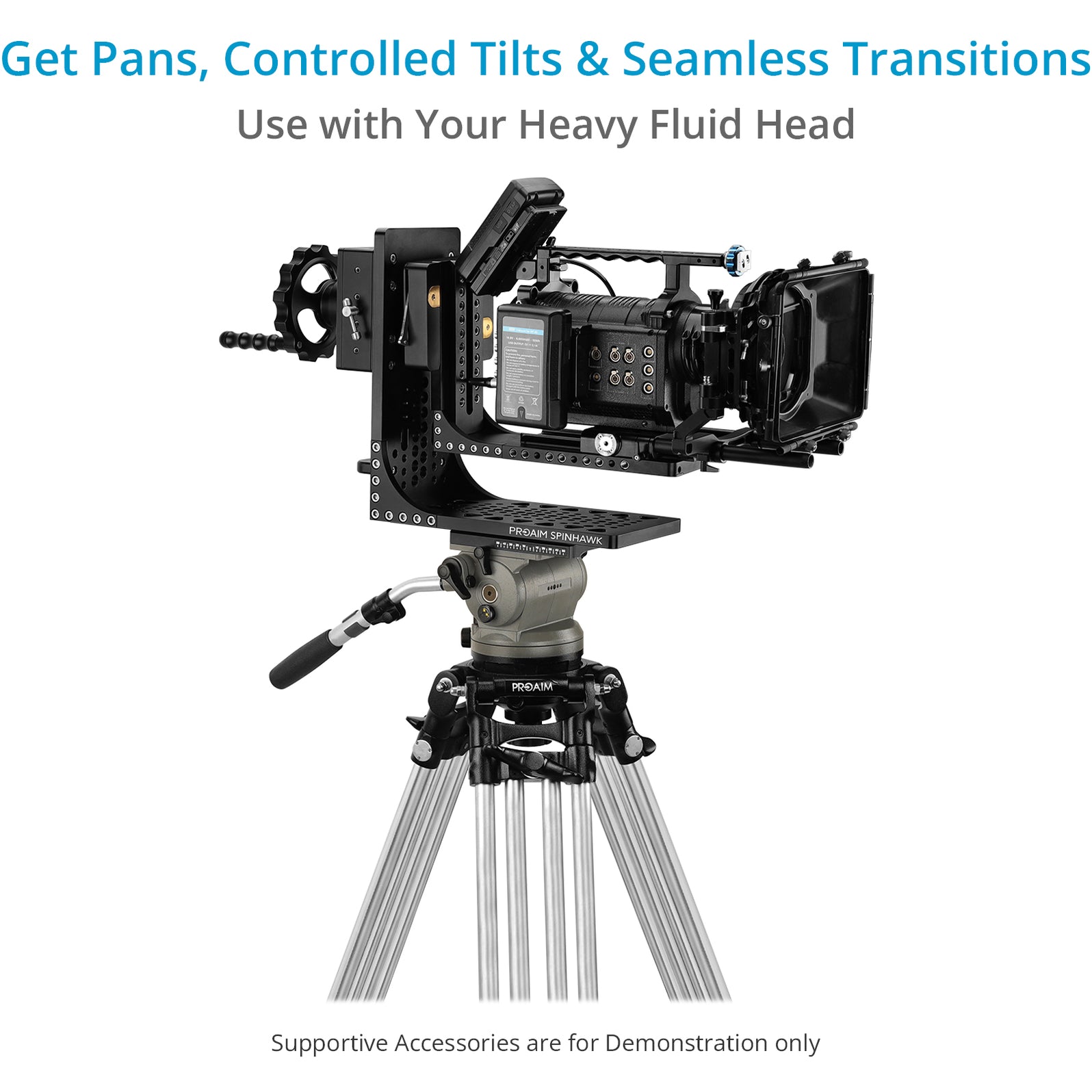 Proaim Spinhawk Prof. 360° Rolling Video Camera Head