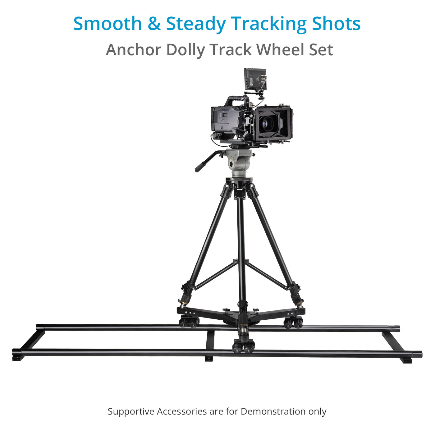 Track Wheel Set for Anchor Studio Camera Tripod | Proaim