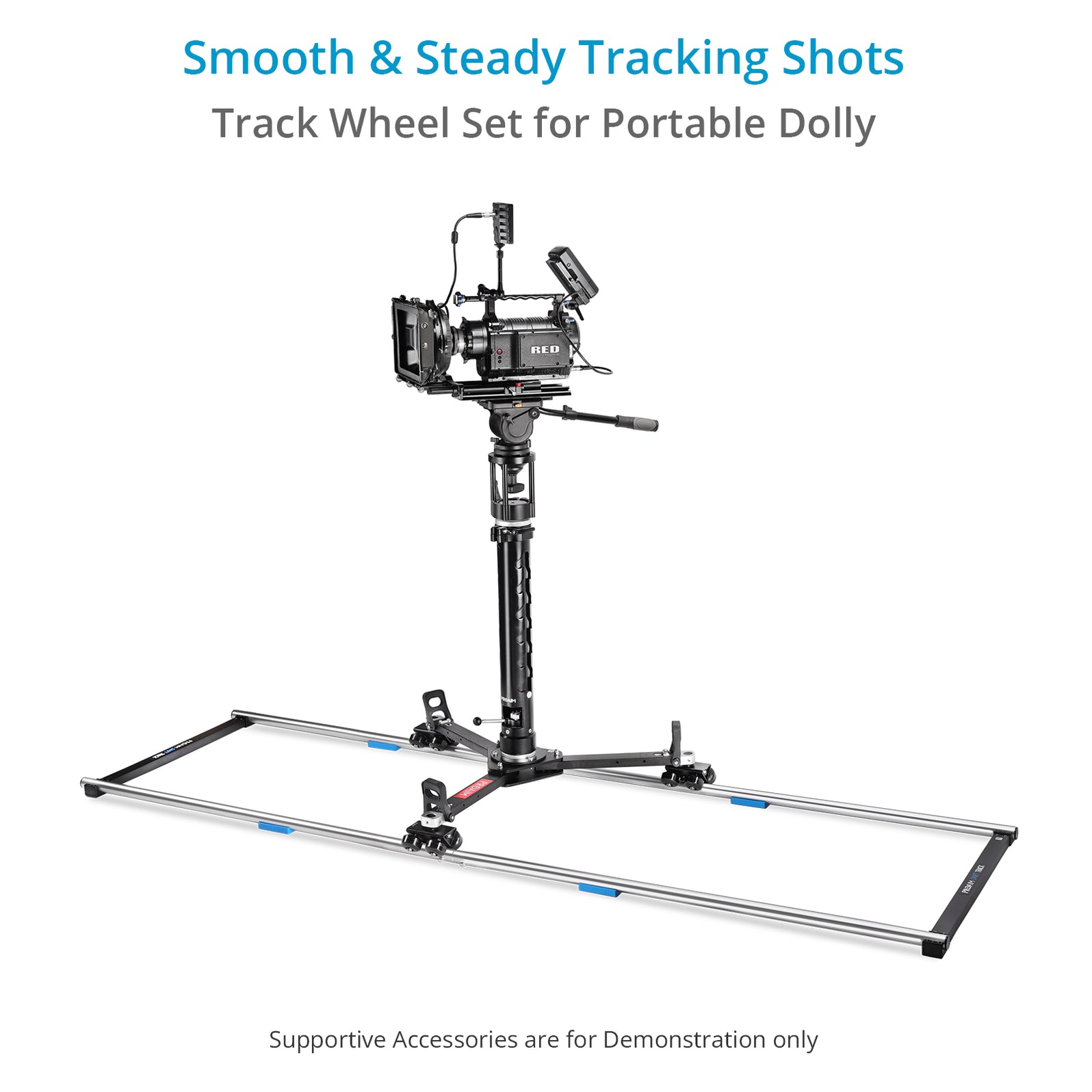 Track Wheel Set for Portable Heavy-Duty Camera | Proaim
