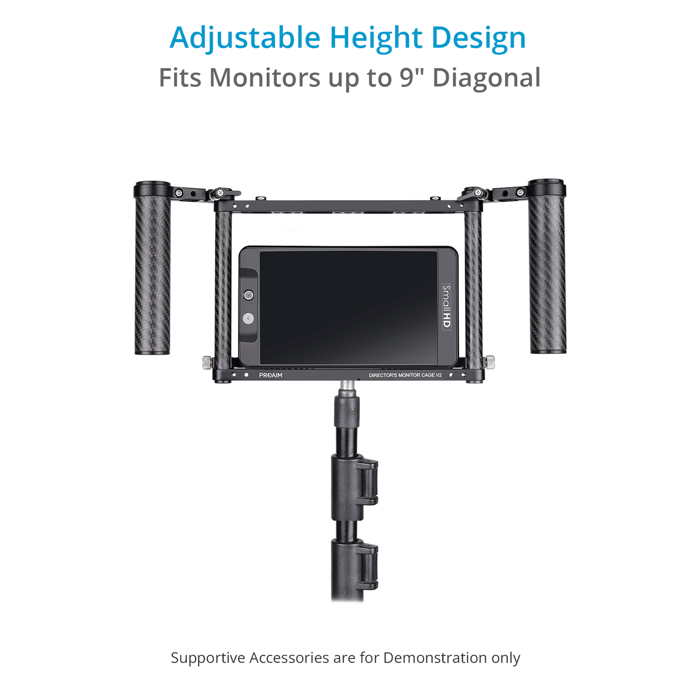 Universal 9” Camera Monitor Director Cage | Proaim