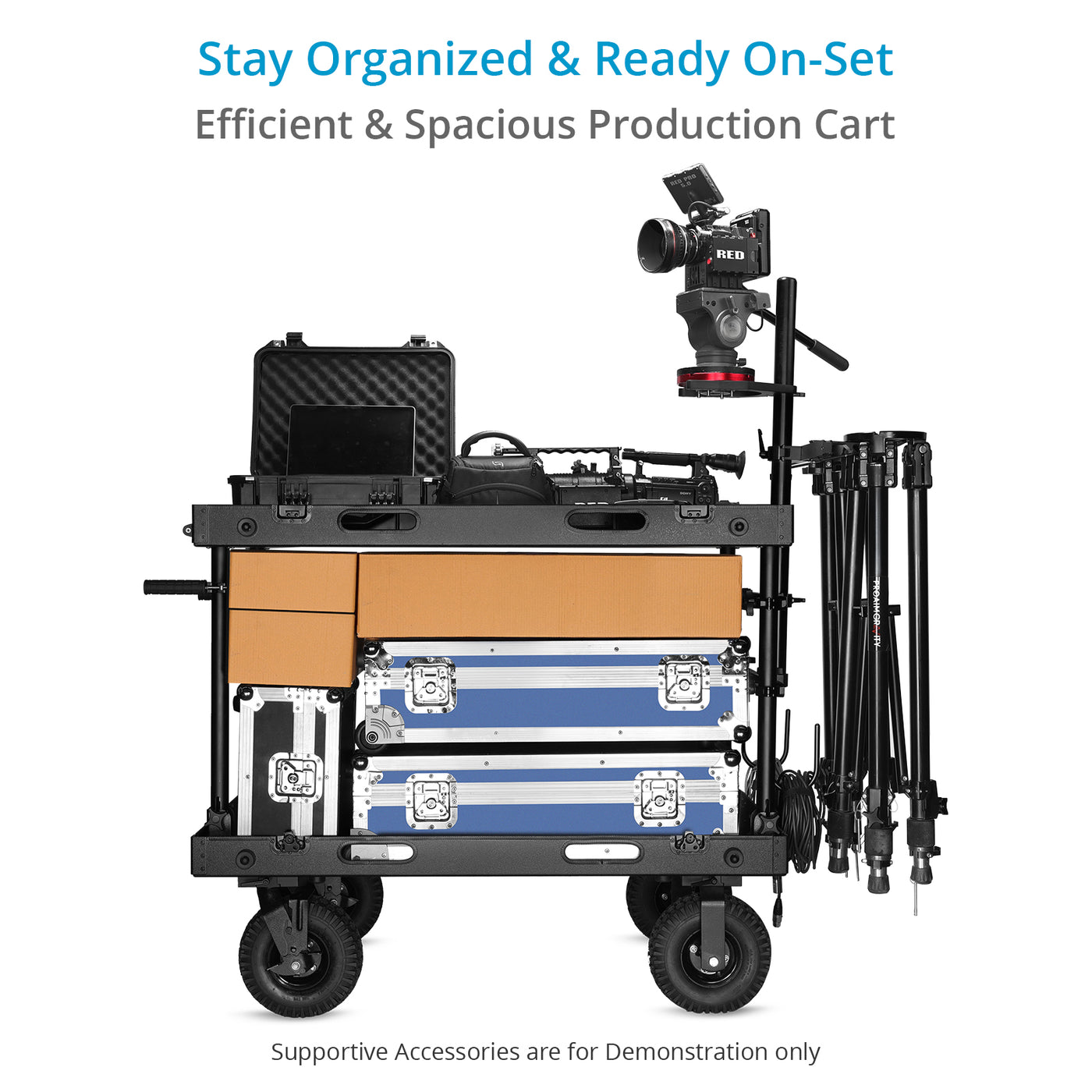Proaim Victor Lite V2 Video Production Camera Cart. Payload- 200kg/440lb