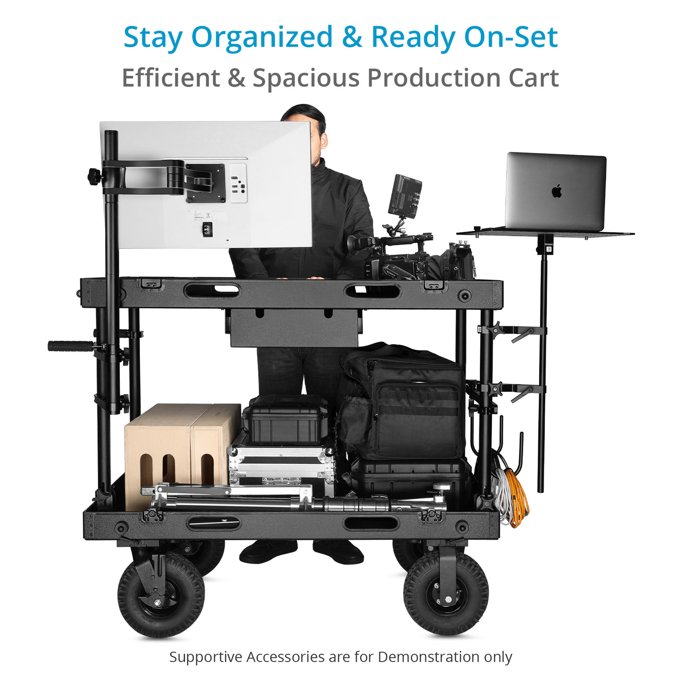 Proaim Victor Lite V2 Video Production Camera Cart. Payload- 200kg/440lb