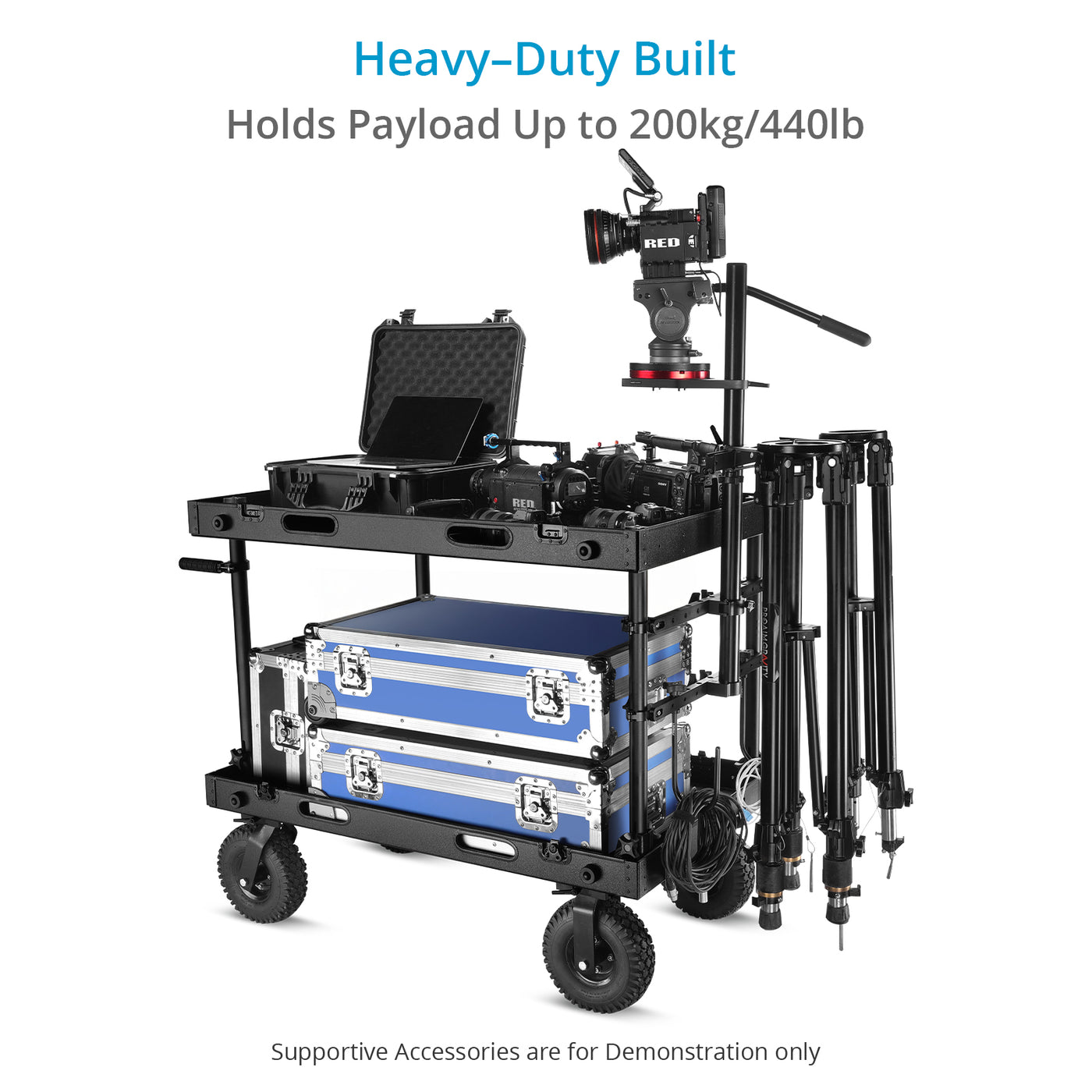 Victor Lite V2 Video Production Camera Cart. | Proaim