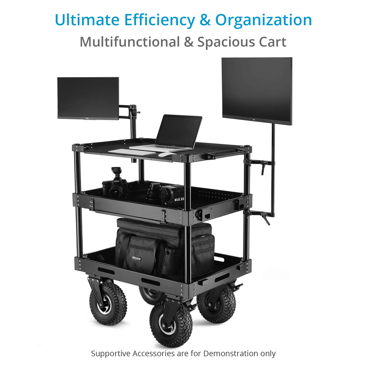 Victor Pro Video Production Camera Cart | Proaim