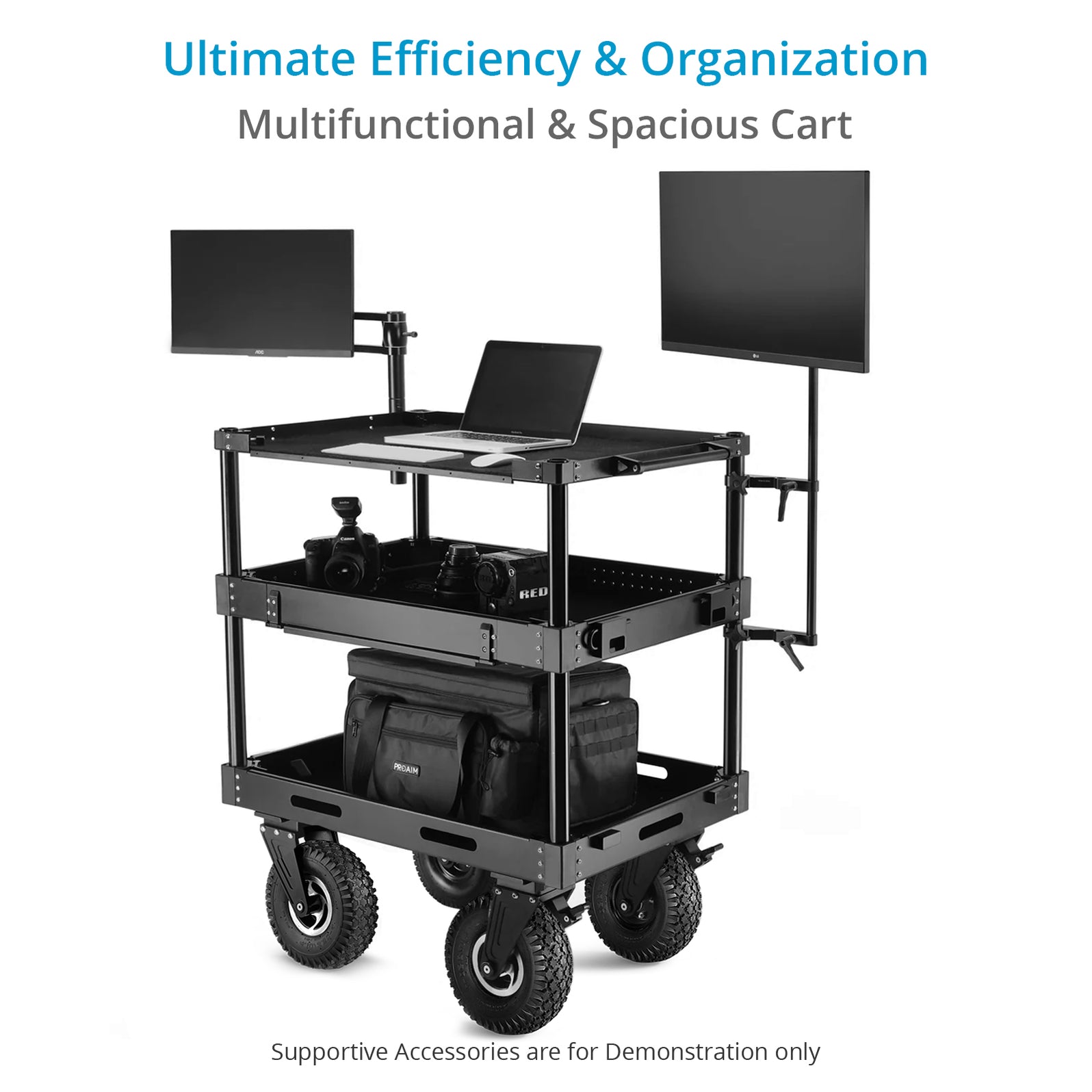 Victor Pro Video Production Camera Cart | Proaim
