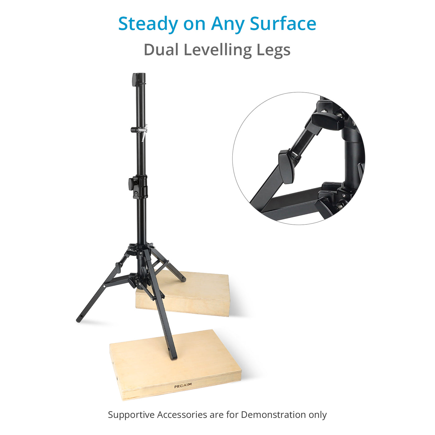 Proaim 44” Camera Slider Stand with Junior Pin
