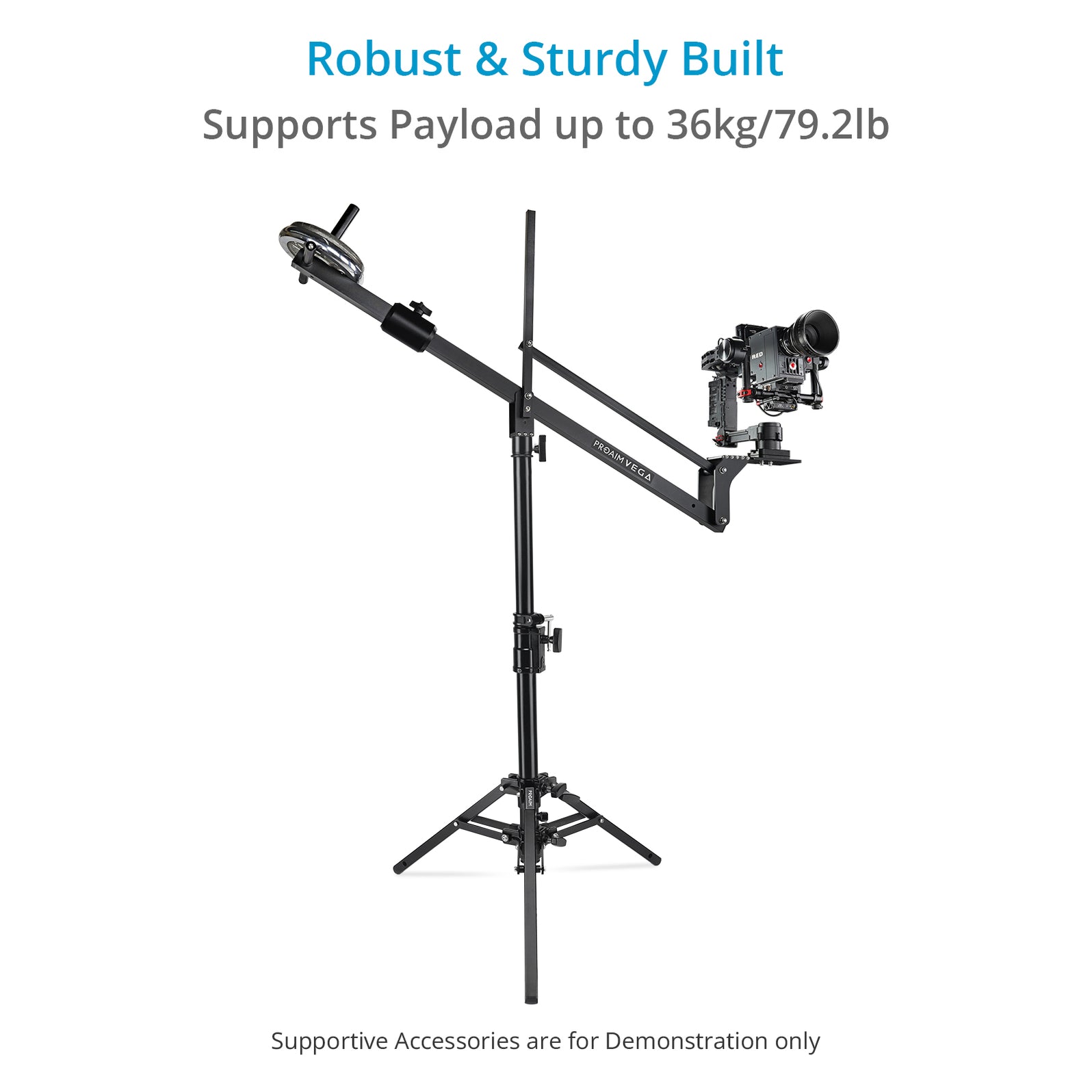 Proaim 44” Camera Slider Stand with Junior Pin