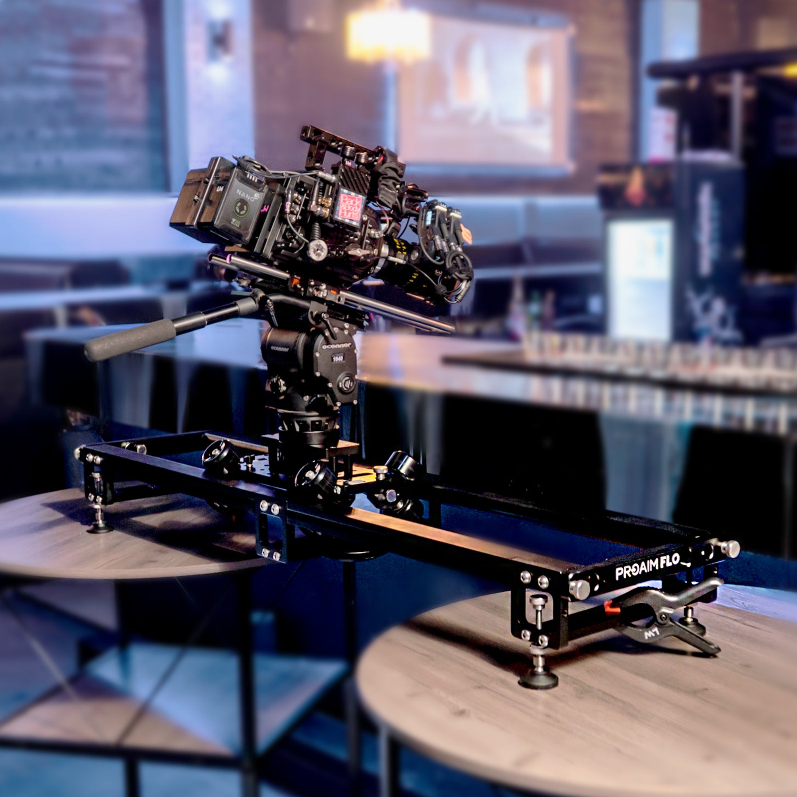 Proaim Flo Professional 4ft Video Camera Slider for Videomakers & Film