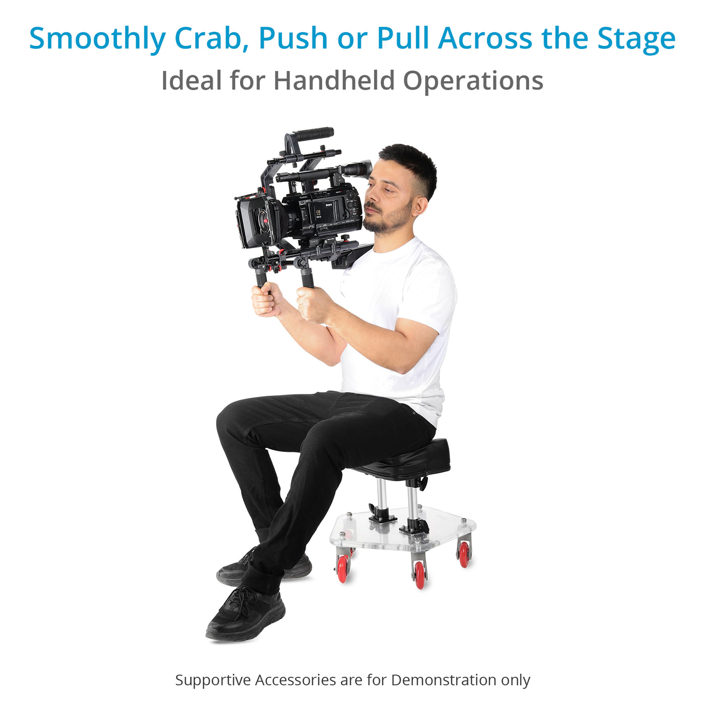 Butt Camera Dolly for Handheld Operators. Ultra | Proaim