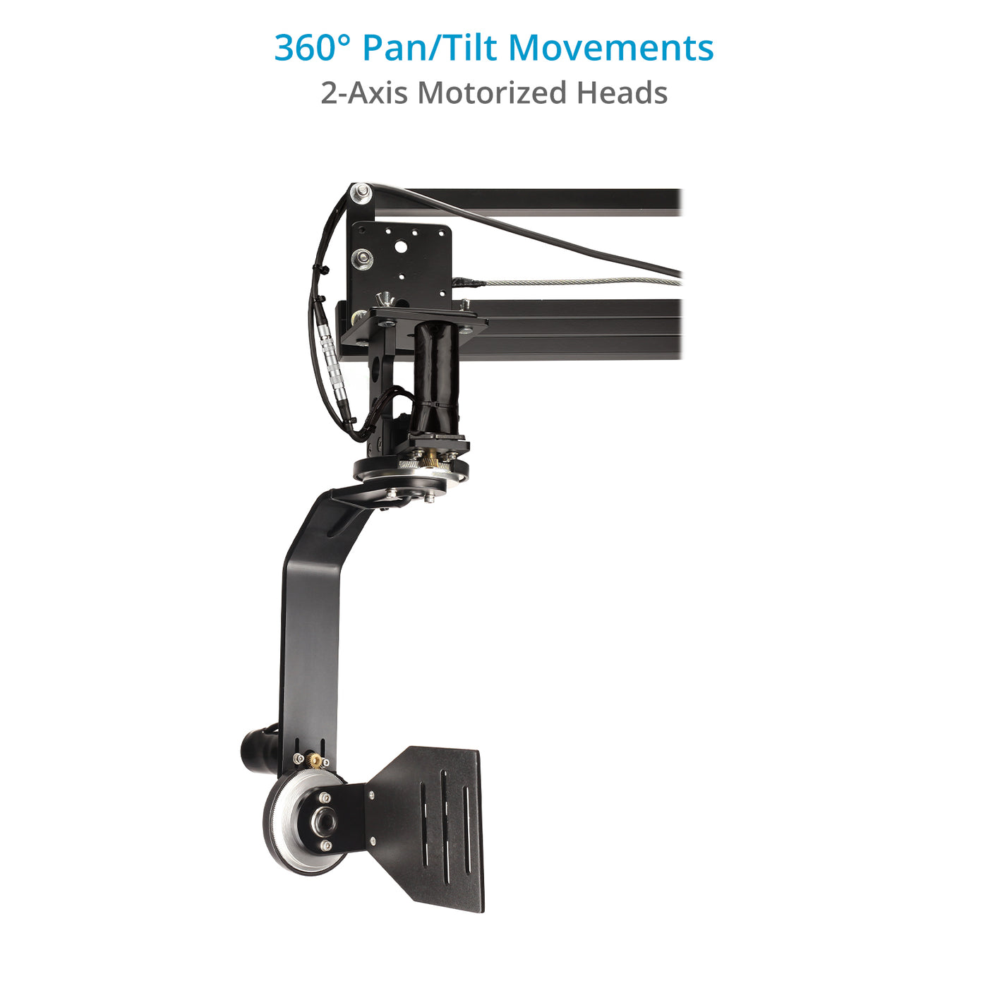 Jr. Pan Tilt Head for Camera Jib Crane, Payload : 5 | Proaim