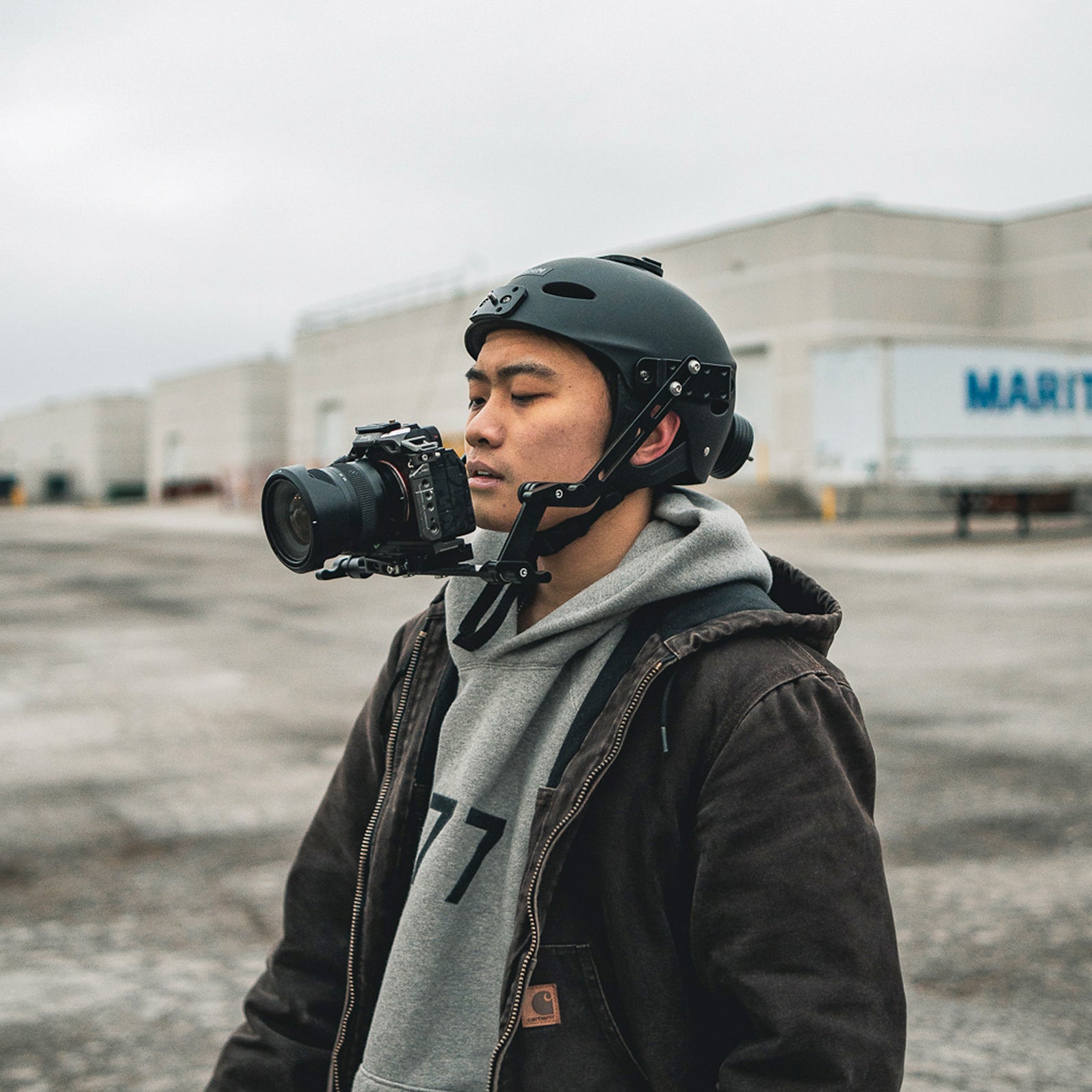 Proaim Surfer Helmet Rig for DSLR Camera/Smartphone