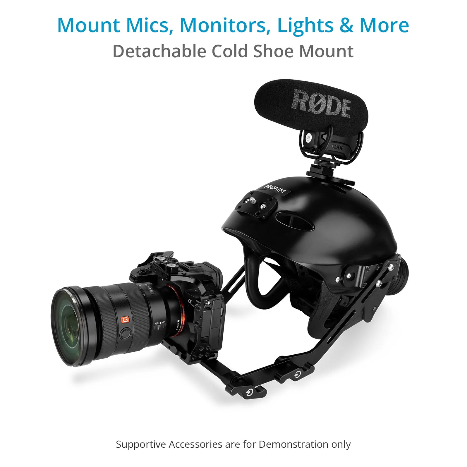 Proaim Surfer Helmet Rig for DSLR Camera/Smartphone