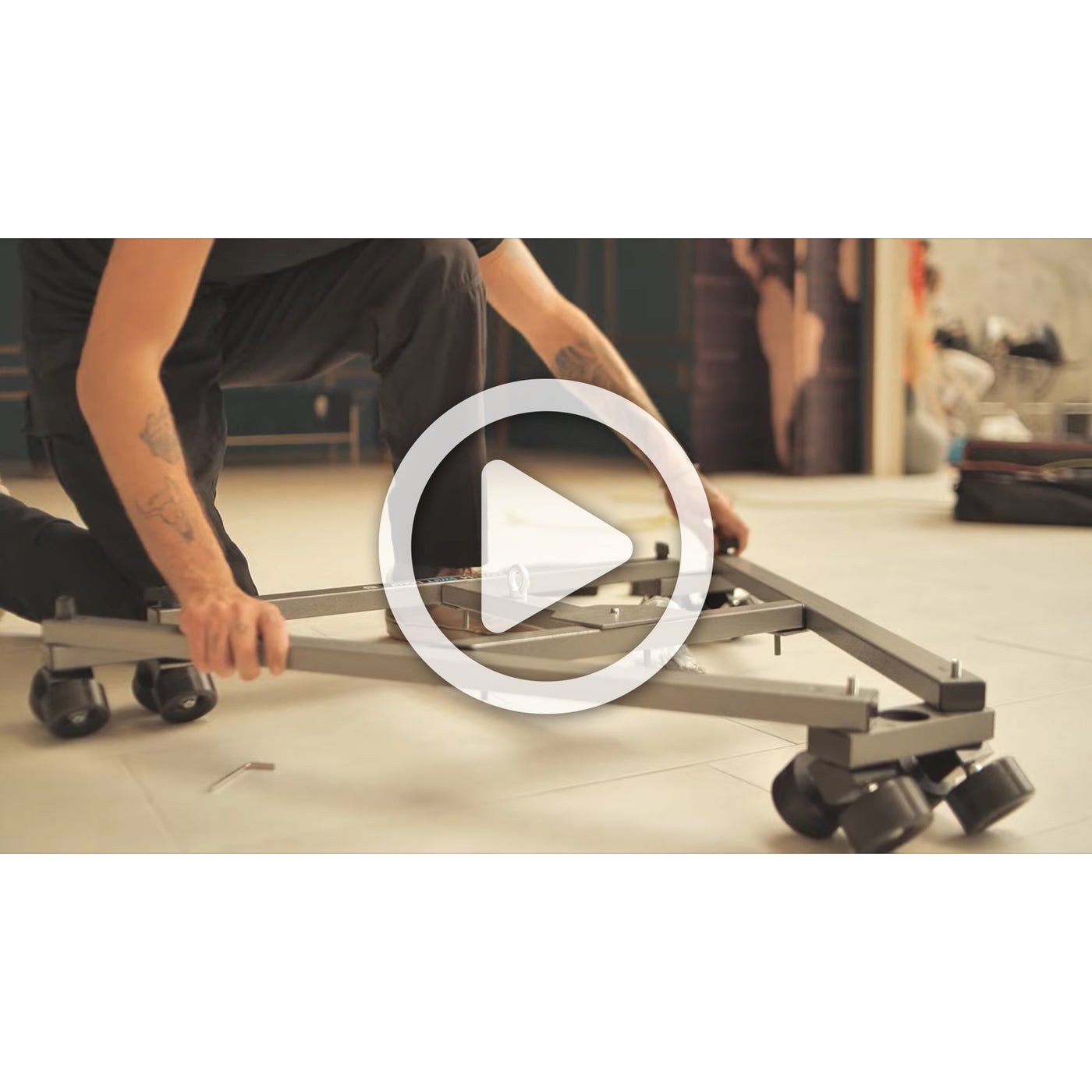 PROAIM Swift Camera Dolly System with 12ft Straight Track