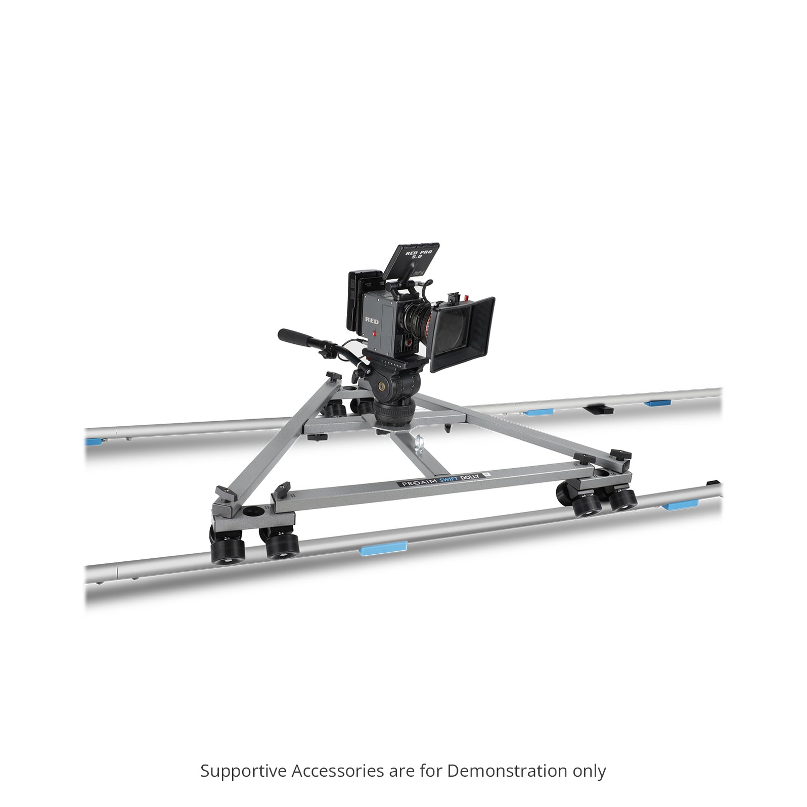 PROAIM Swift Camera Dolly System with 12ft Straight Track