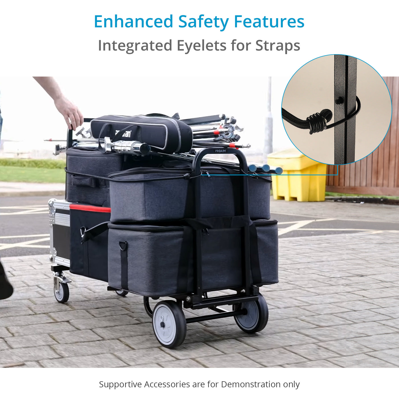 Proaim Vanguard NANO Adjustable Foldable Cart with Wheels