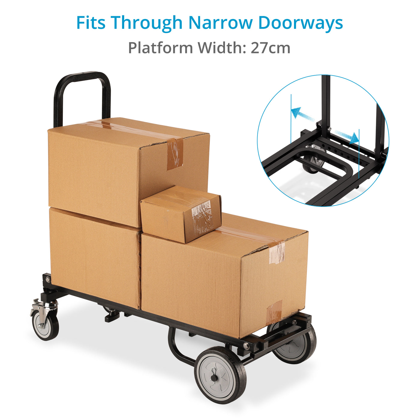 Proaim Vanguard NANO Adjustable Foldable Cart with Wheels