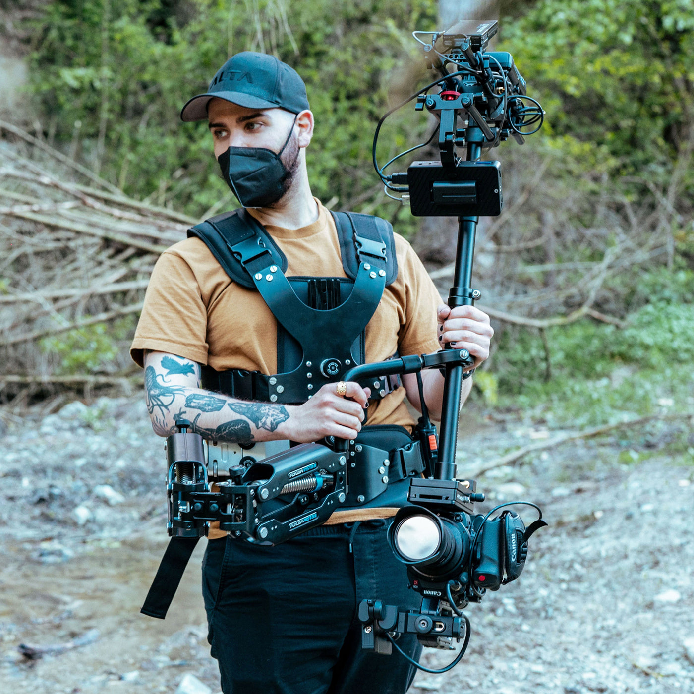 Flycam Zest Pro Electronic Stabilizer w Vista-II Arm Vest