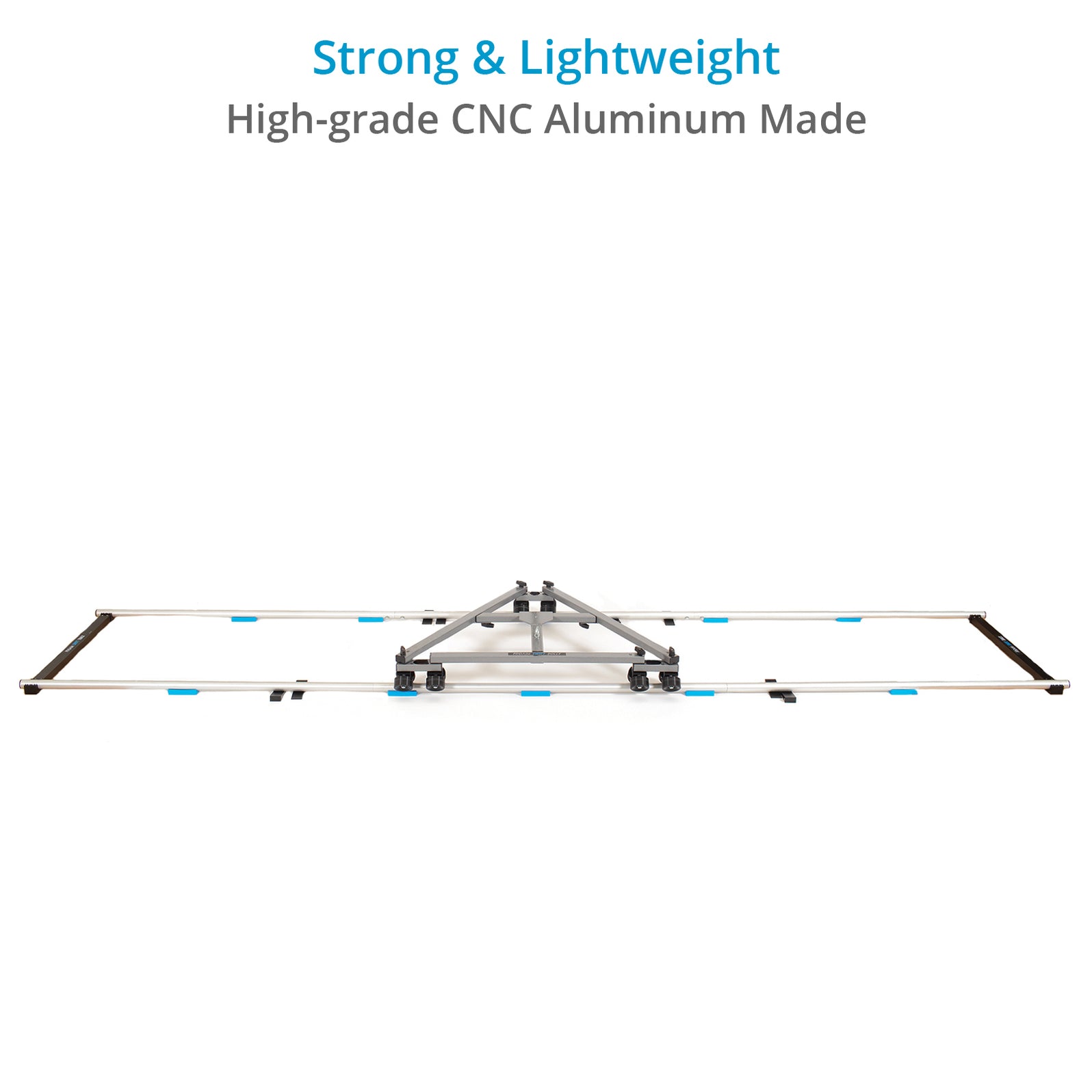 12ft Straight Aluminum Camera Dolly Track, ⌀ 32mm | Proaim