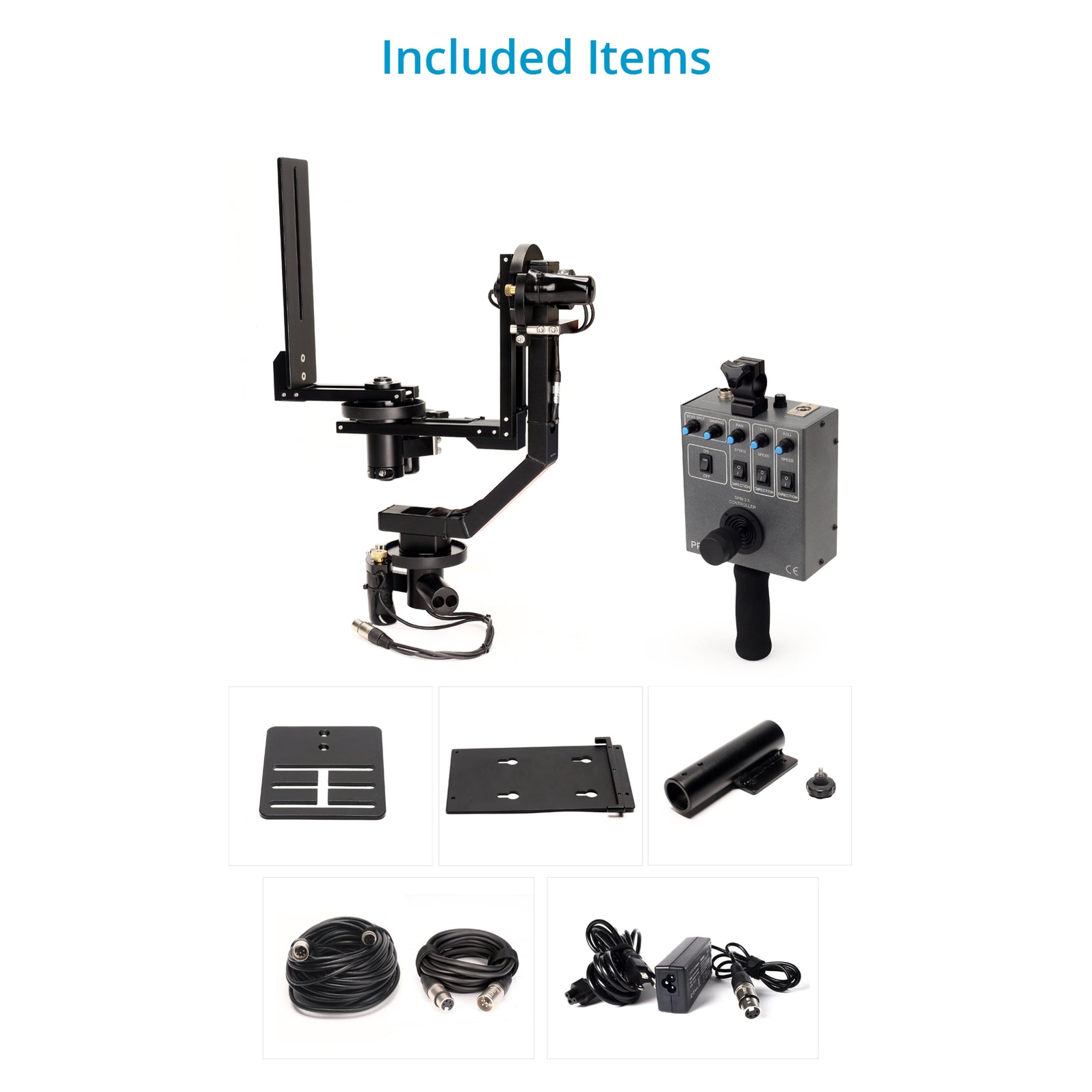 PROAIM Spin-3 (3-Axis) Motorized Pan Tilt Head