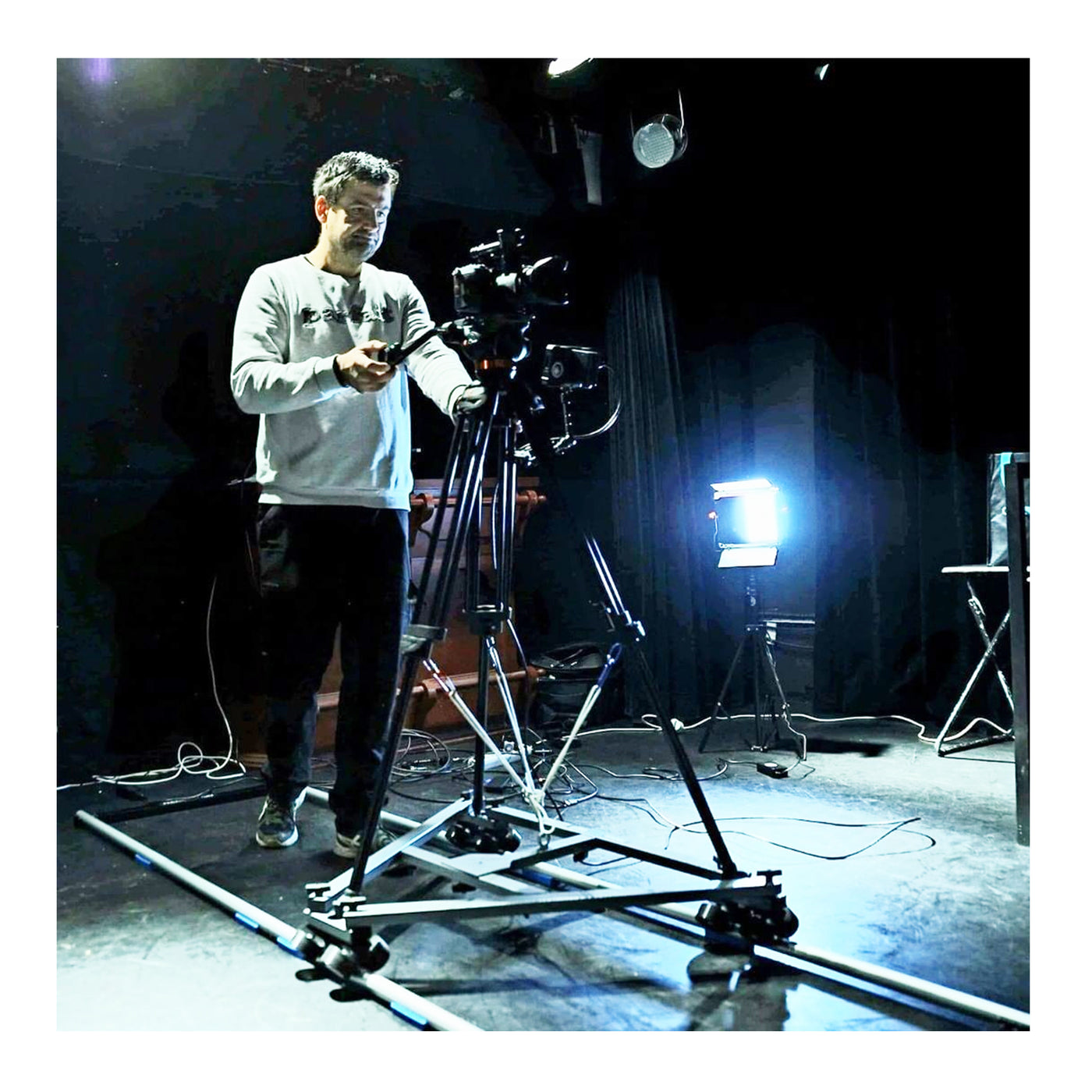 PROAIM Swift Camera Dolly System with 12ft Straight Track