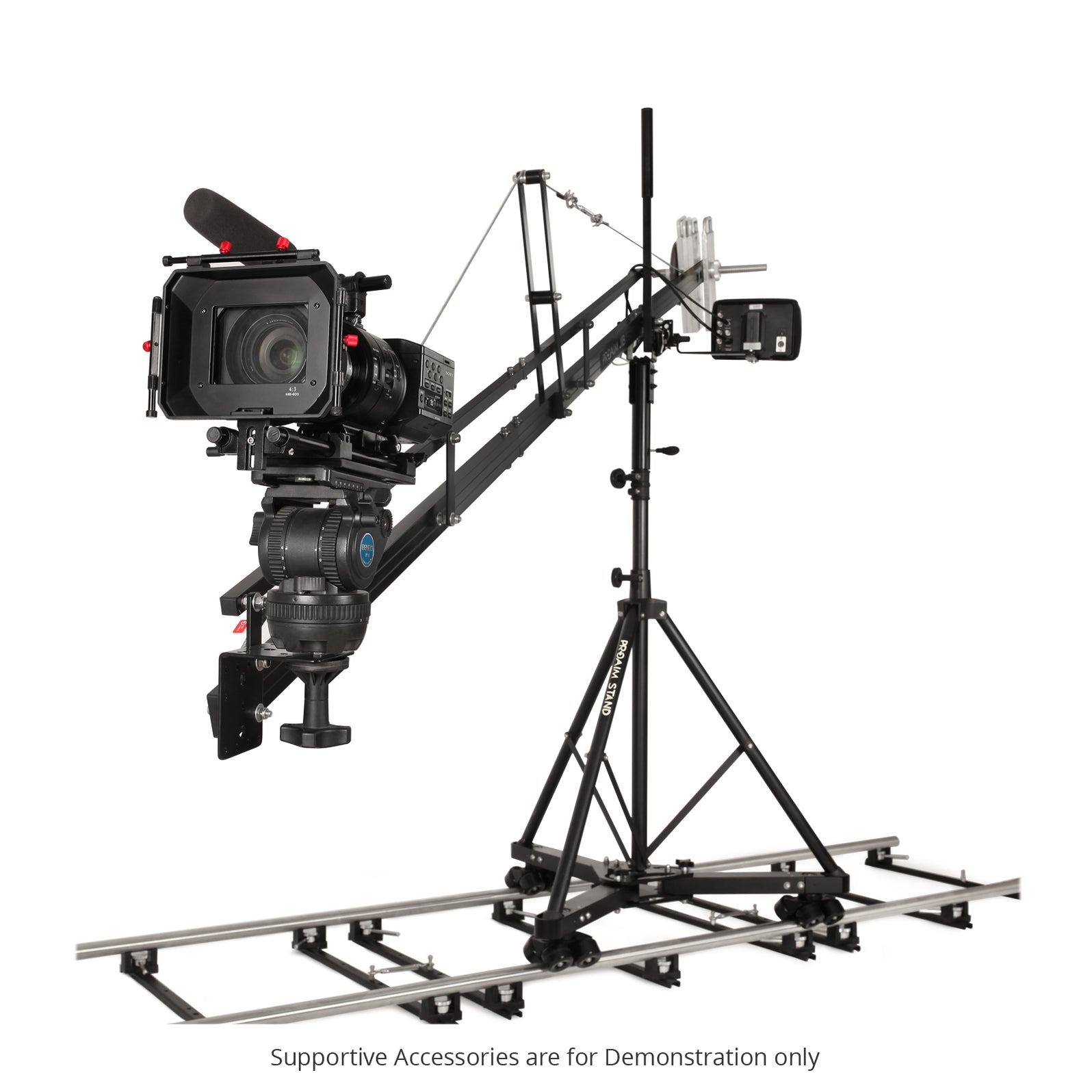 Proaim 12ft Camera Crane Jib, Stand, Jr. Pan-Tilt